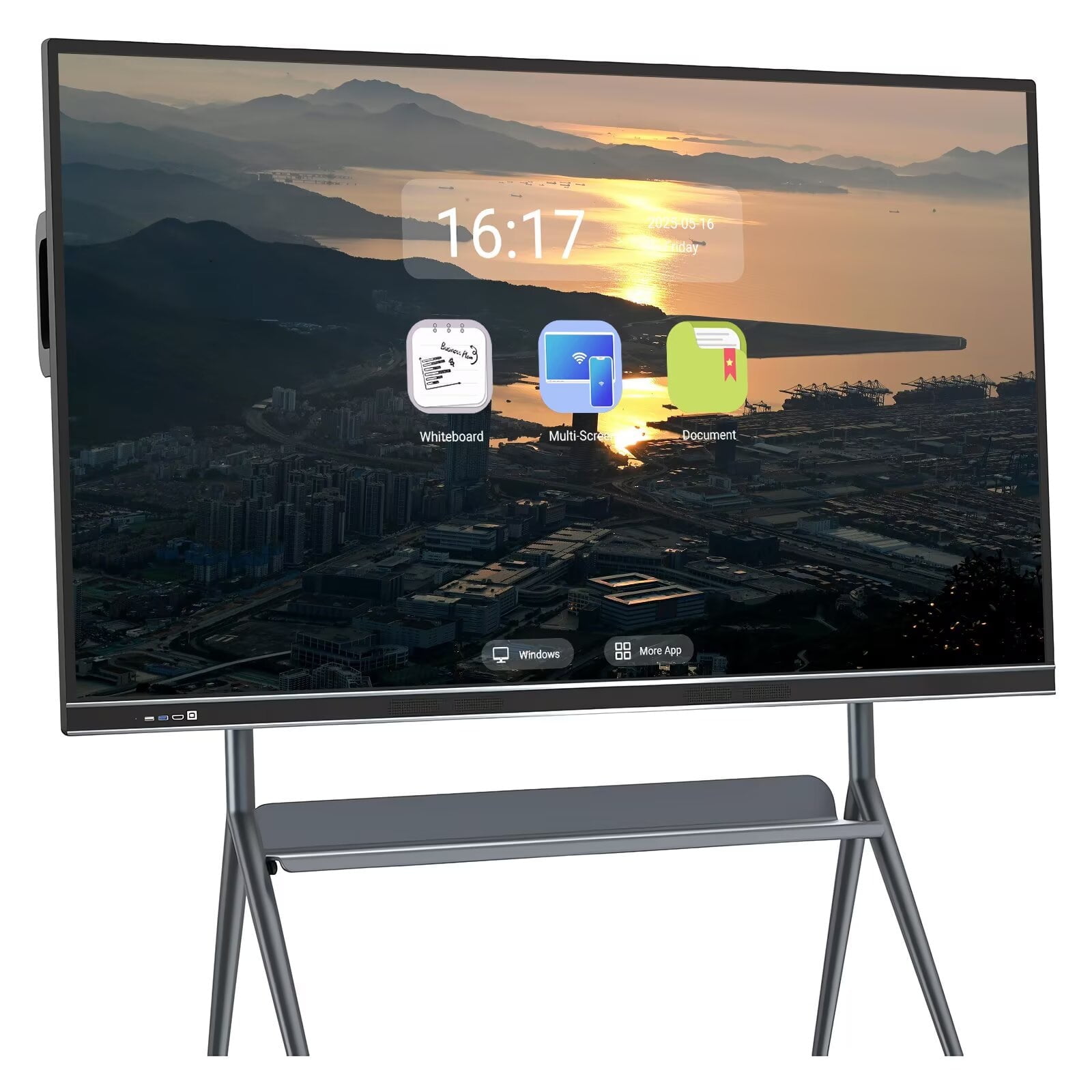 JYXOIHUB 86 Inch 4K Smart Board, Touch Screen Digitald Electronic Calendar Multi-Touch Whiteboar ...