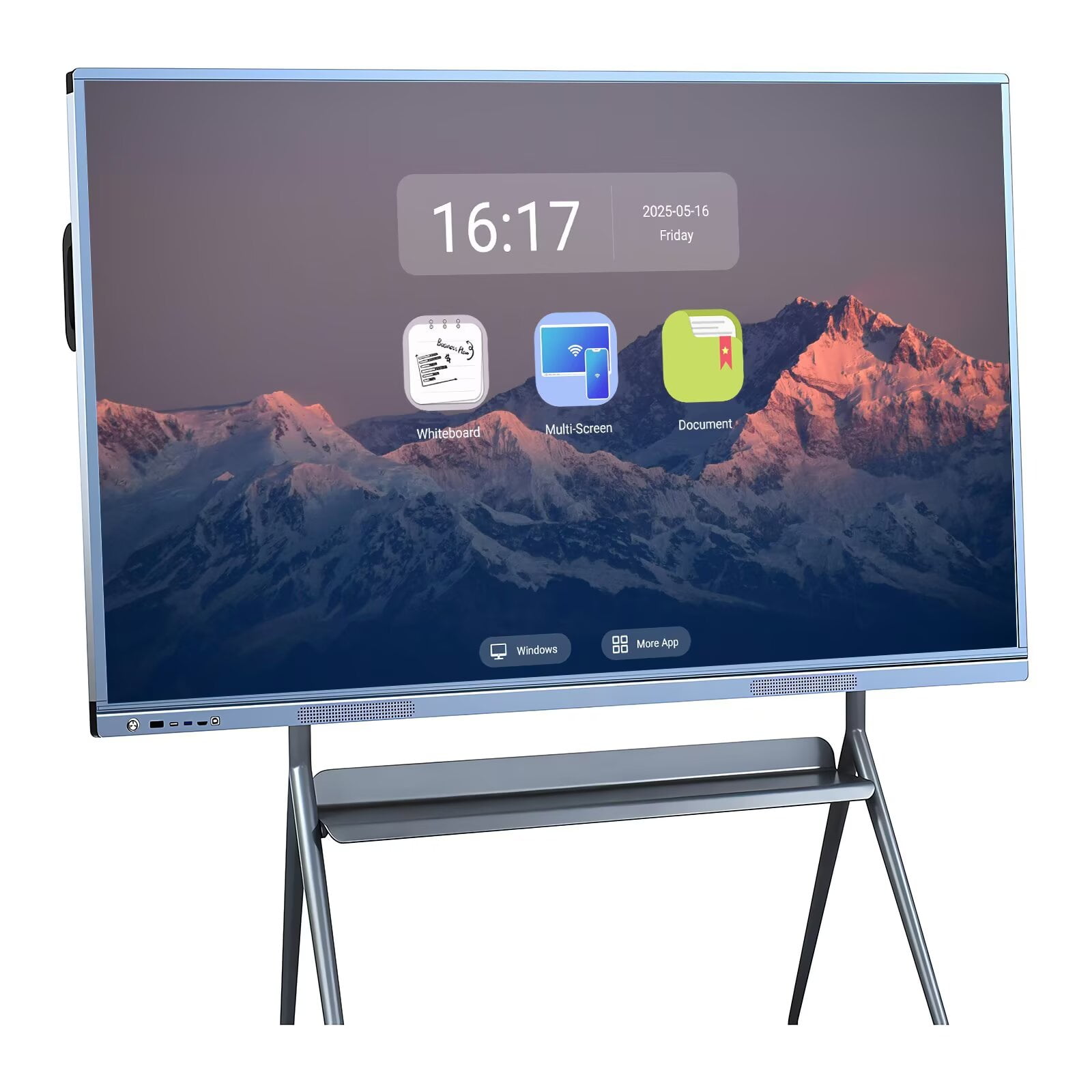 JYXOIHUB Conference Smart Board 55" 4K 20-Point Touch Interactive Electronic Whiteboard Wireless ...