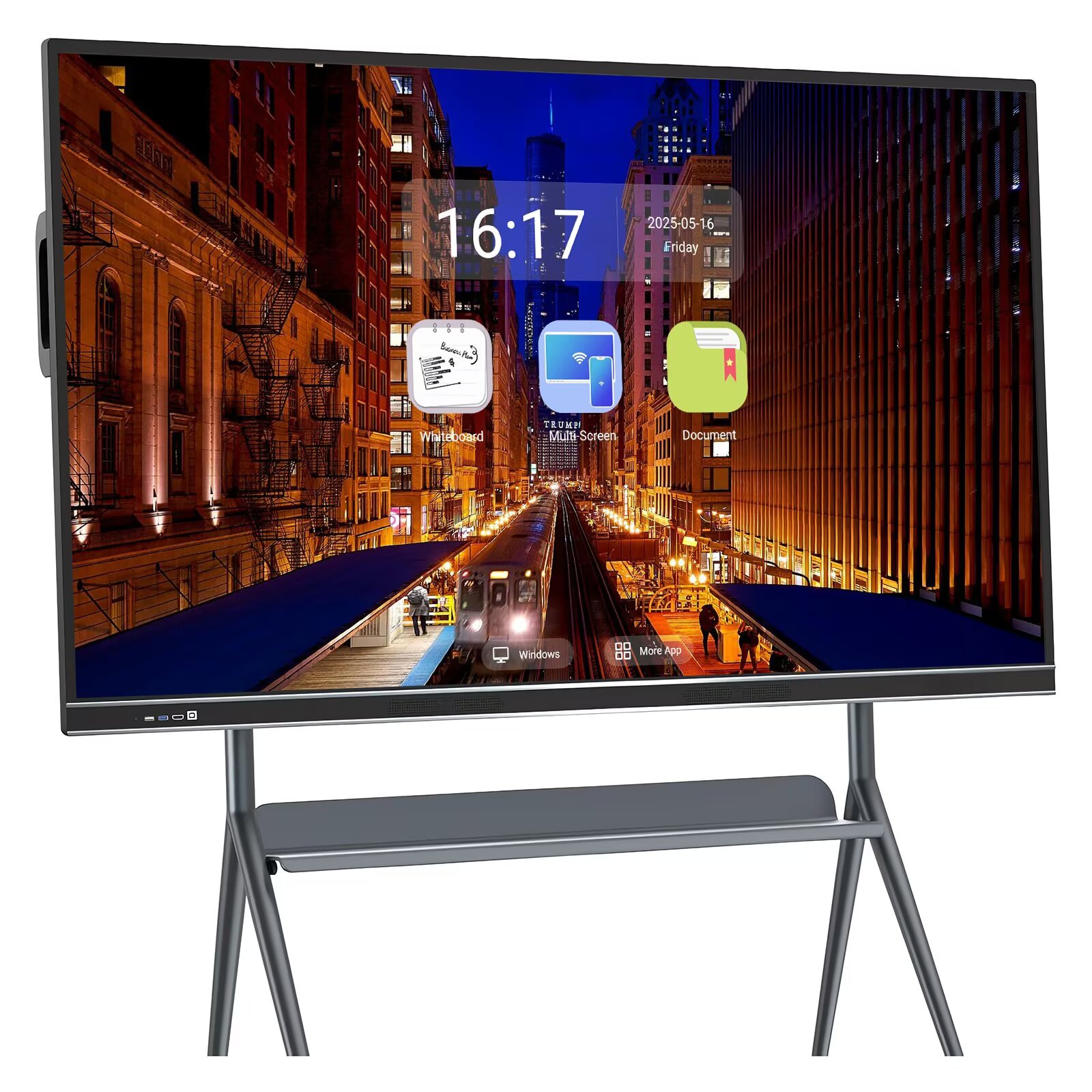 JYXOIHUB Interactive Smart Board 75 Inch, All-in-One Touch Screen ...