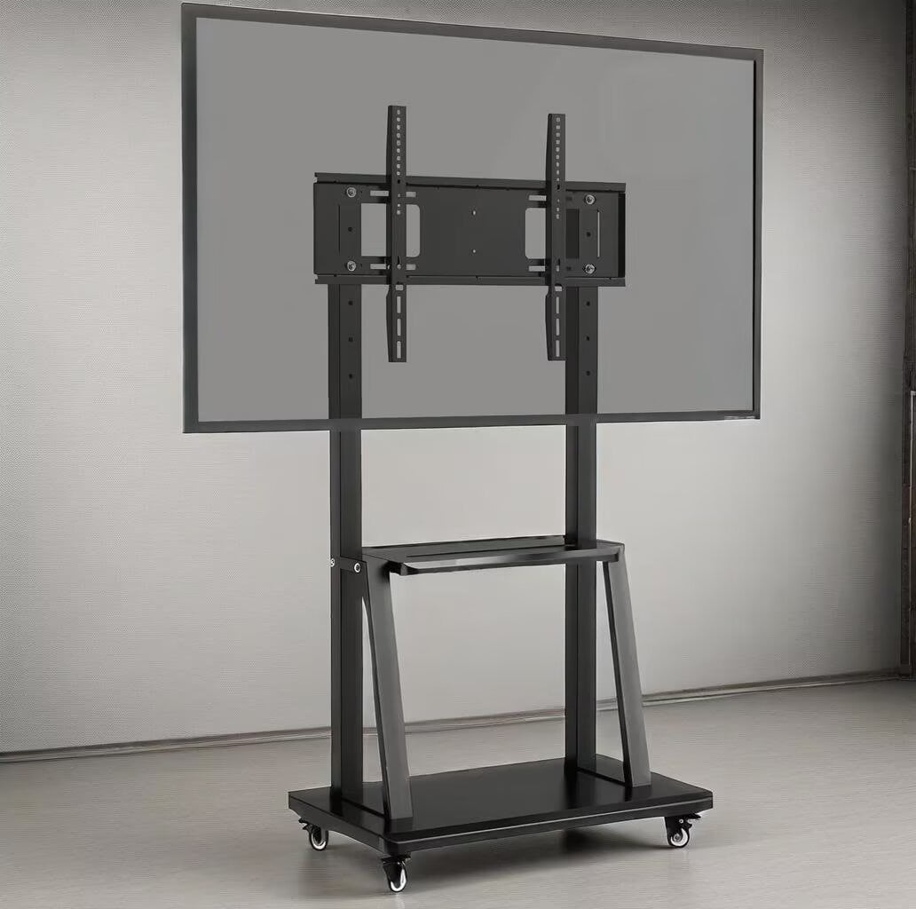 JYXOIHUB Mobile TV Stand Adjustable Rolling TV Cart for 42-86"LCD LED ...