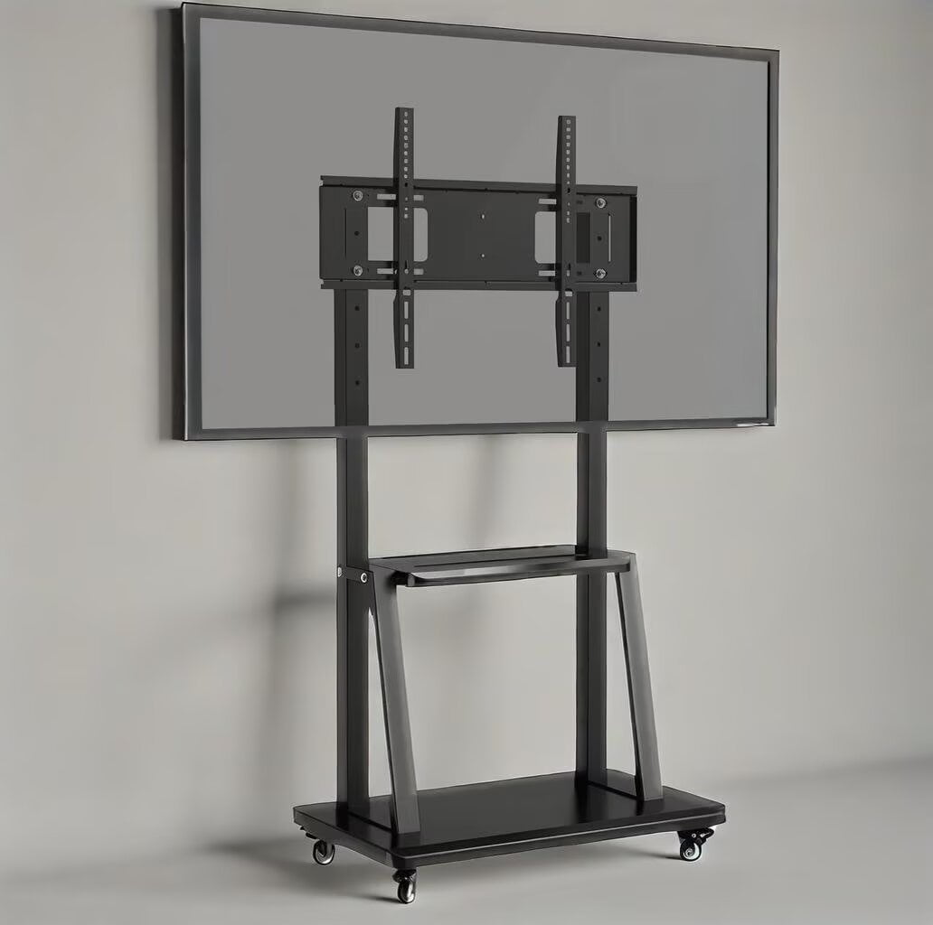 JYXOIHUB Mobile TV Stand Rolling TV Cart with Locking Casters for 42-86 ...