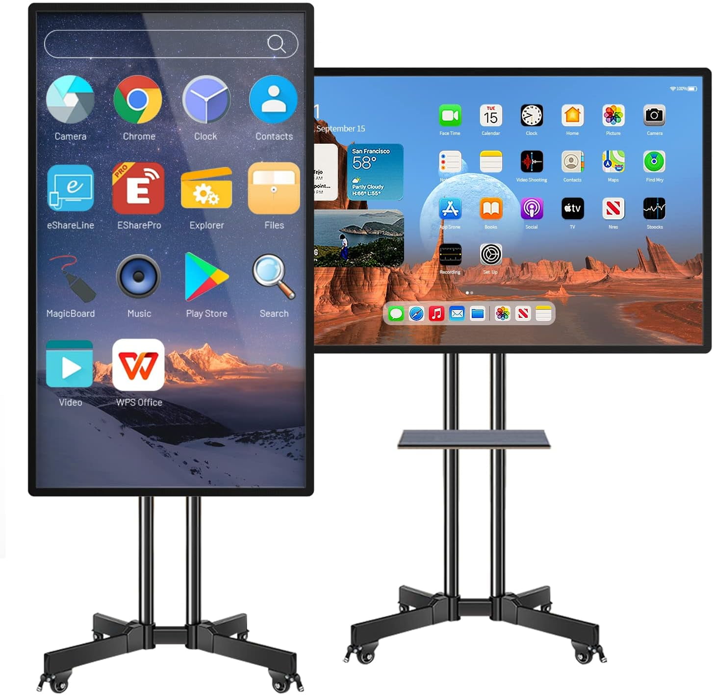 JYXOIHUB Samrt Board, 49 Inch Digital Electronic Whiteboard and ...