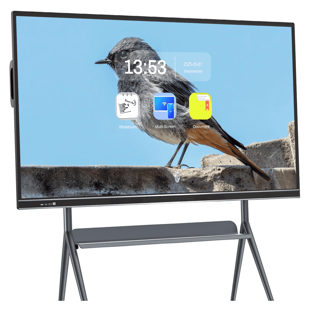 JYXOIHUB Smart Board 4K Video Conference Touch Interactive Board 75" All-in-One Wireless ...
