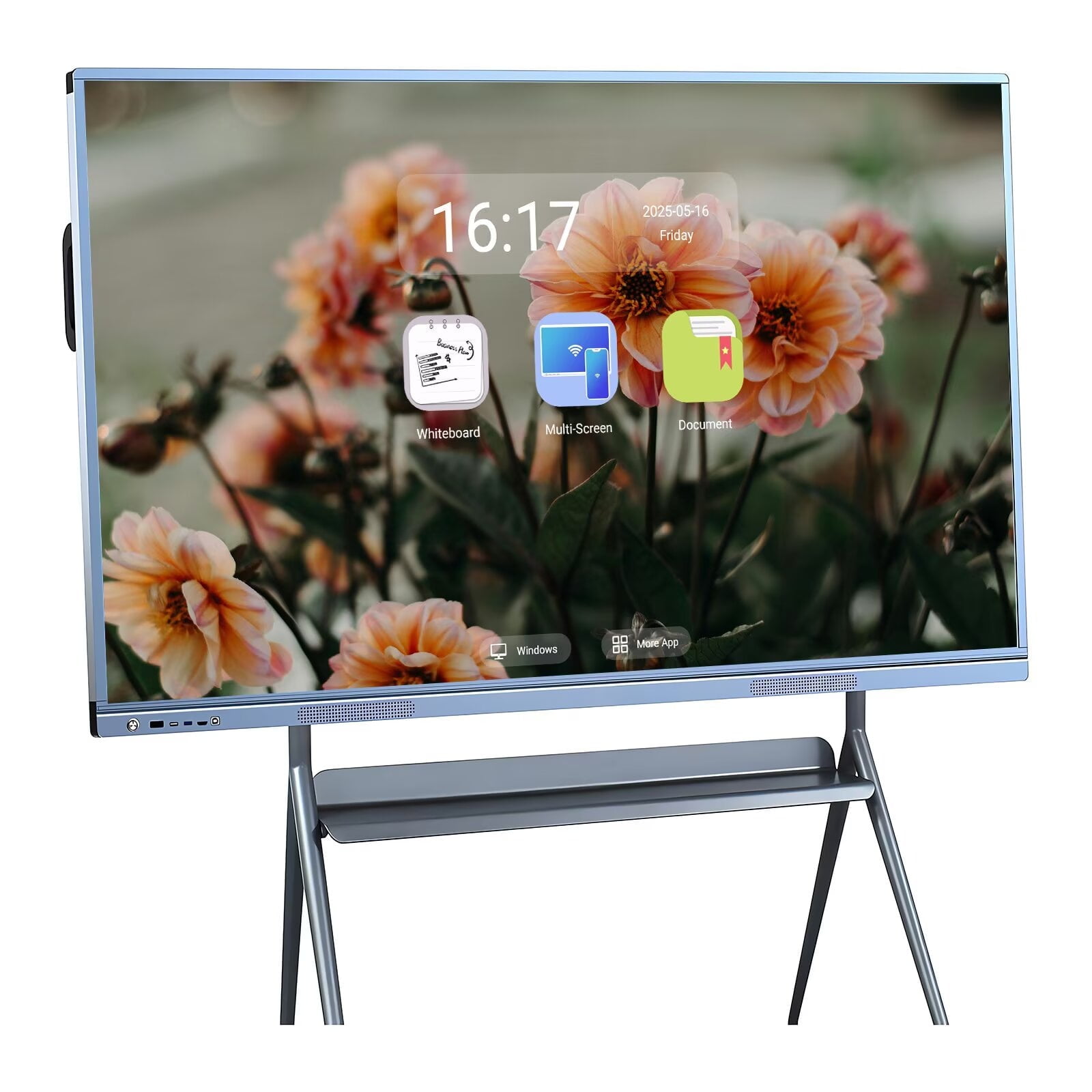 JYXOIHUB Smart Board 55inch Pro Electronic Whiteboard Reverse Control IR Touch Rotatable 4K ...