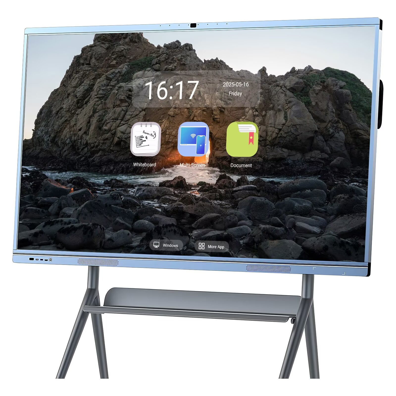 JYXOIHUB Smart Board 65" 4K, Interactive Whiteboard Electronic Calendar Wireless Projection and ...