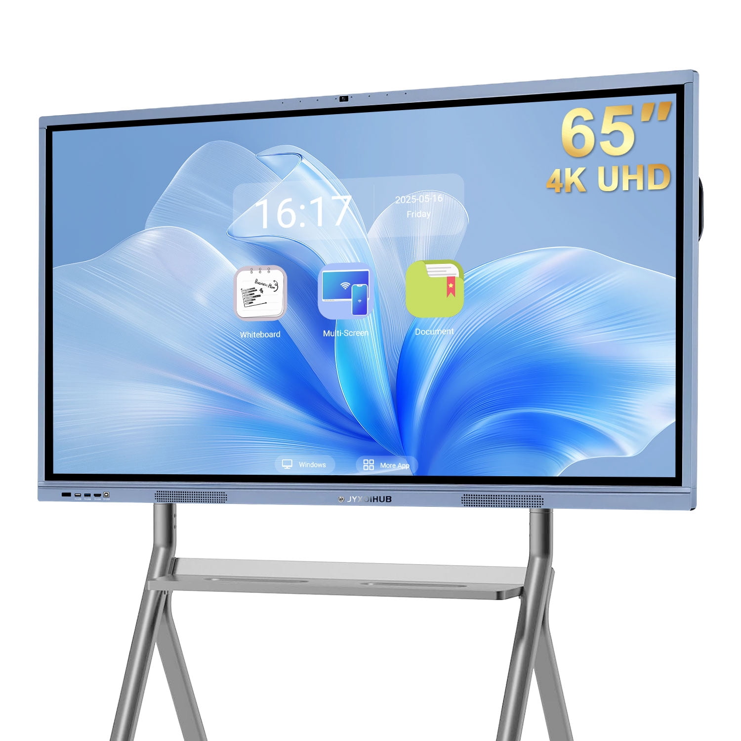 JYXOIHUB Smart Board 65 Inch 4K (2160P) Interactive Whiteboard, Touch ...