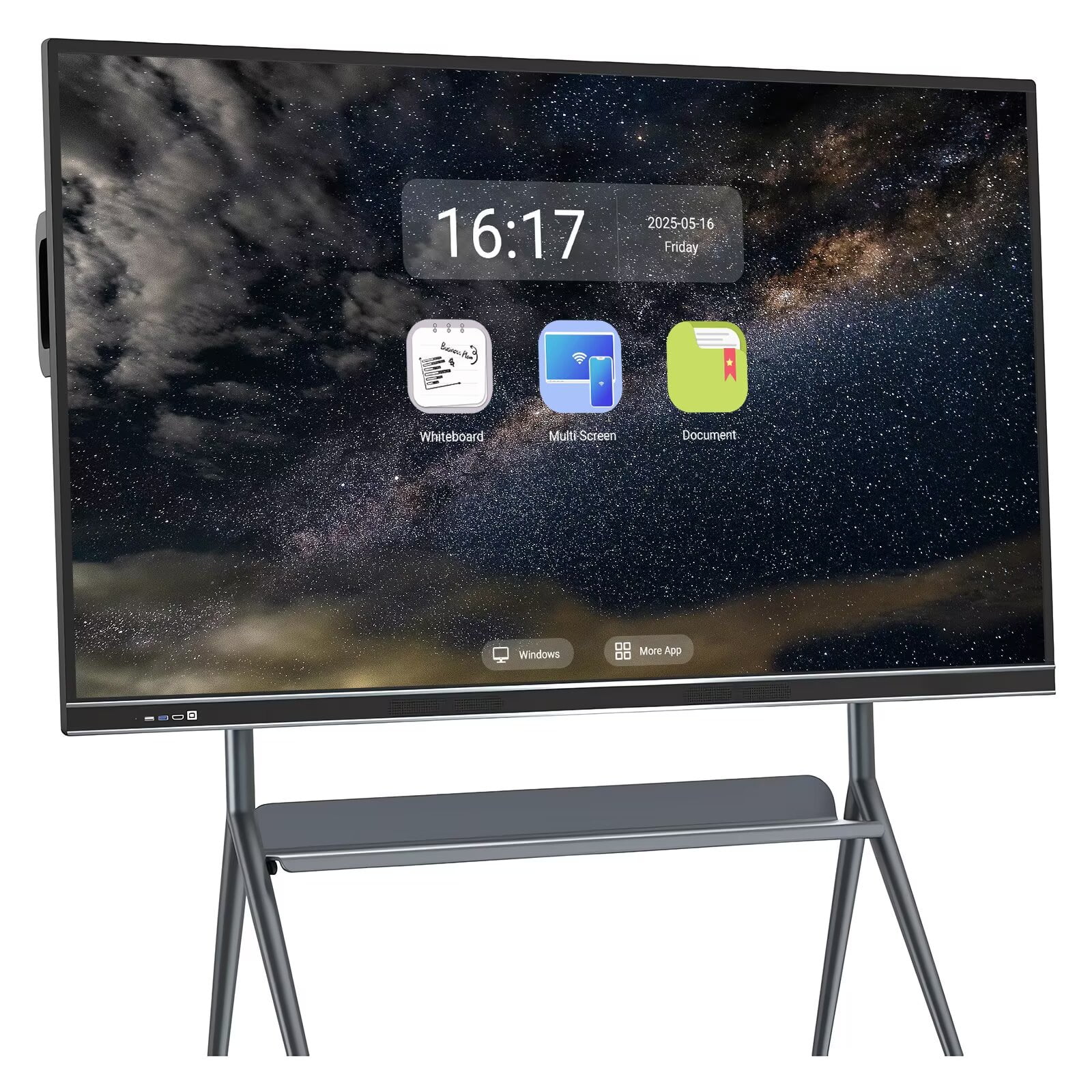 JYXOIHUB Smart Board 75" 4K, Interactive Whiteboard Electronic Calendar ...
