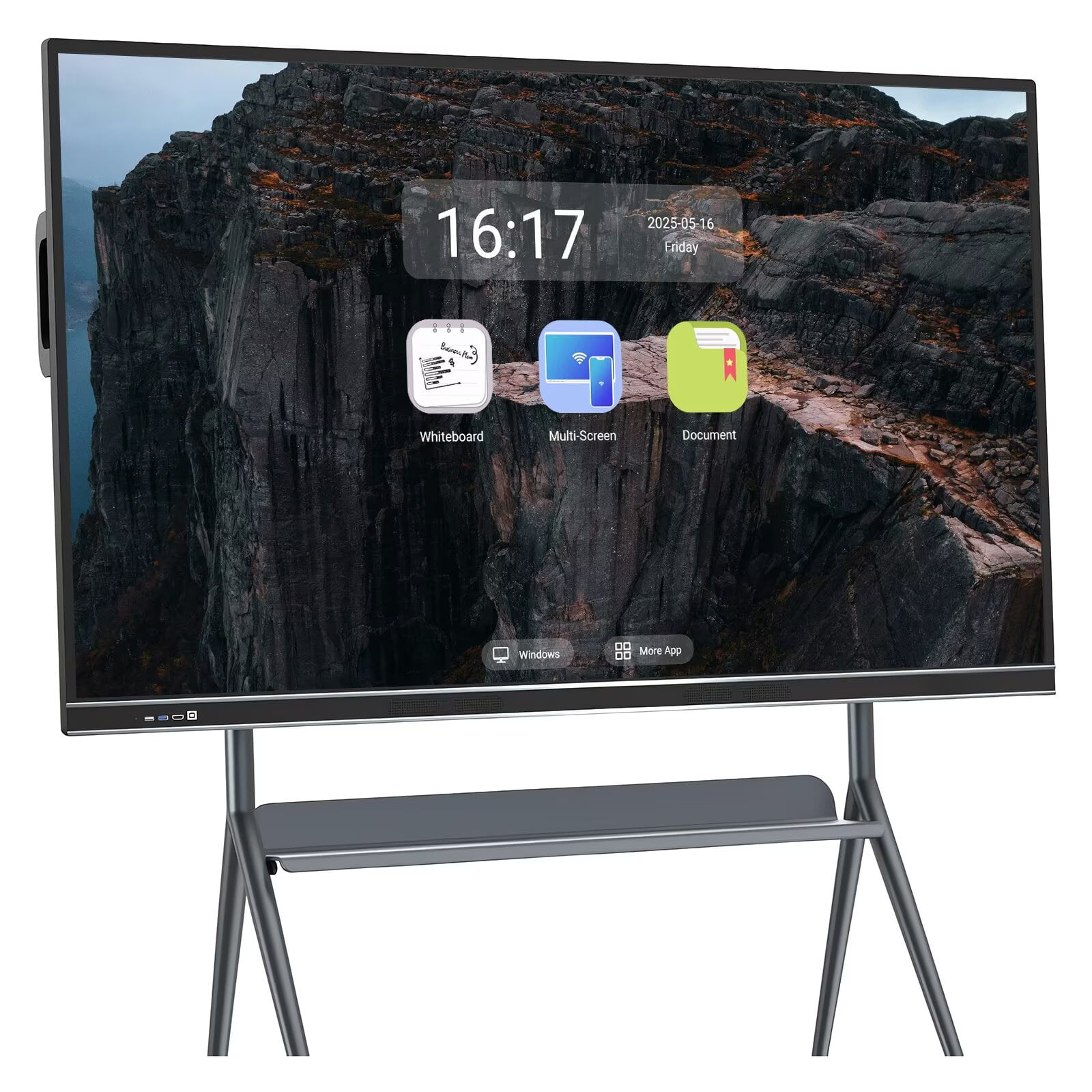 JYXOIHUB Smart Board 75" Touch Interactive Display 4K Dual OS Cloud App ...