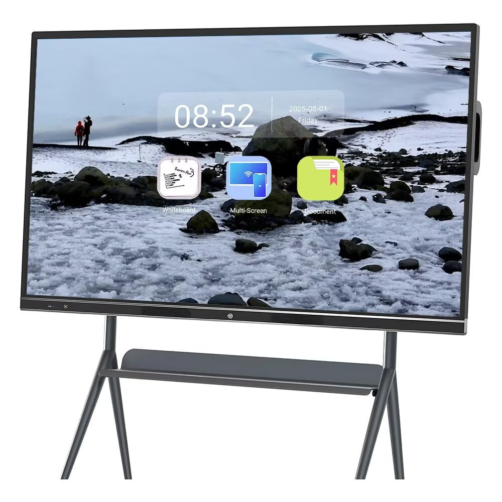 JYXOIHUB Smart Board 86" 4K Digital Touch Interactive Whiteboard Wireless Multi-User Annotation ...