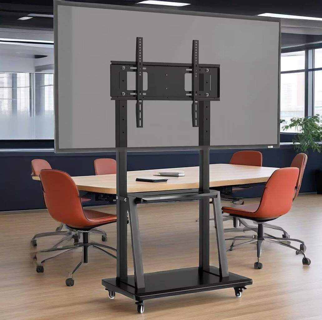 JYXOIHUB Smart Board Dolly with Tray | 32-70 Inch, Device Charging Port ...