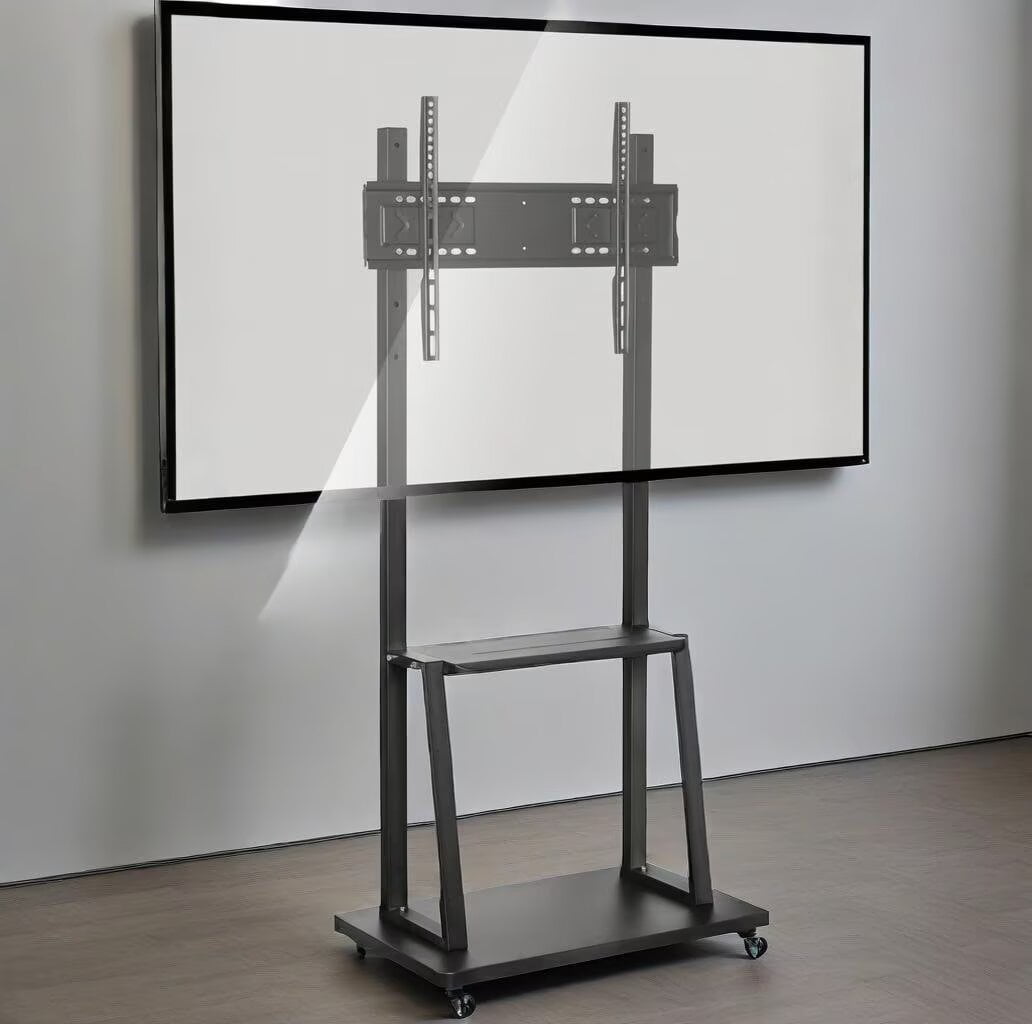 JYXOIHUB Smart Board Stand Adjustable Rolling TV Cart for 42-86 ...