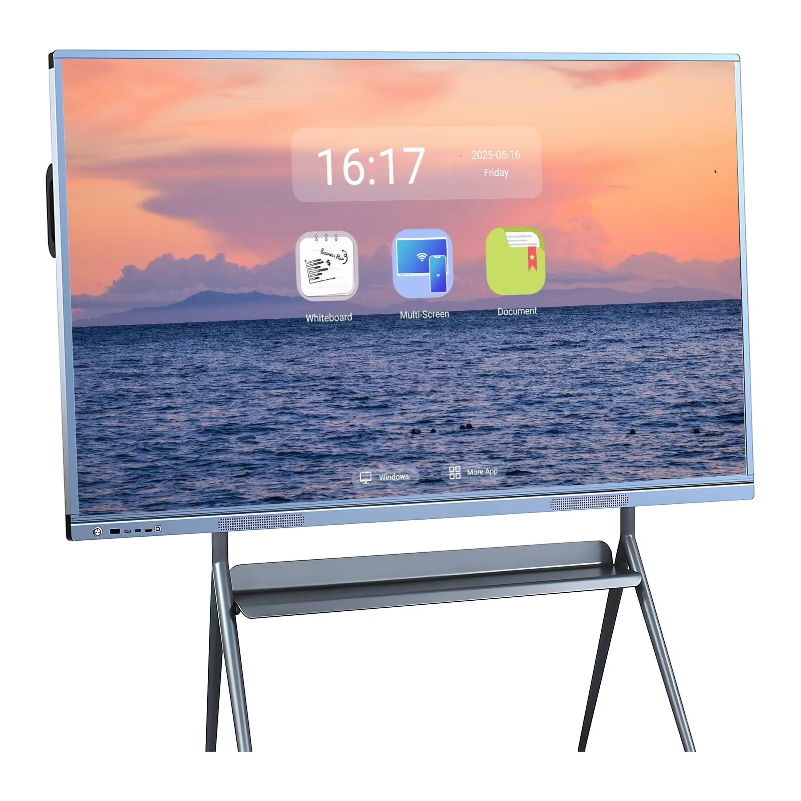 JYXOIHUB Smart Boards 55inch Screen Mirroring Reverse Control IR Touch Wireless 5G/WiFi ...