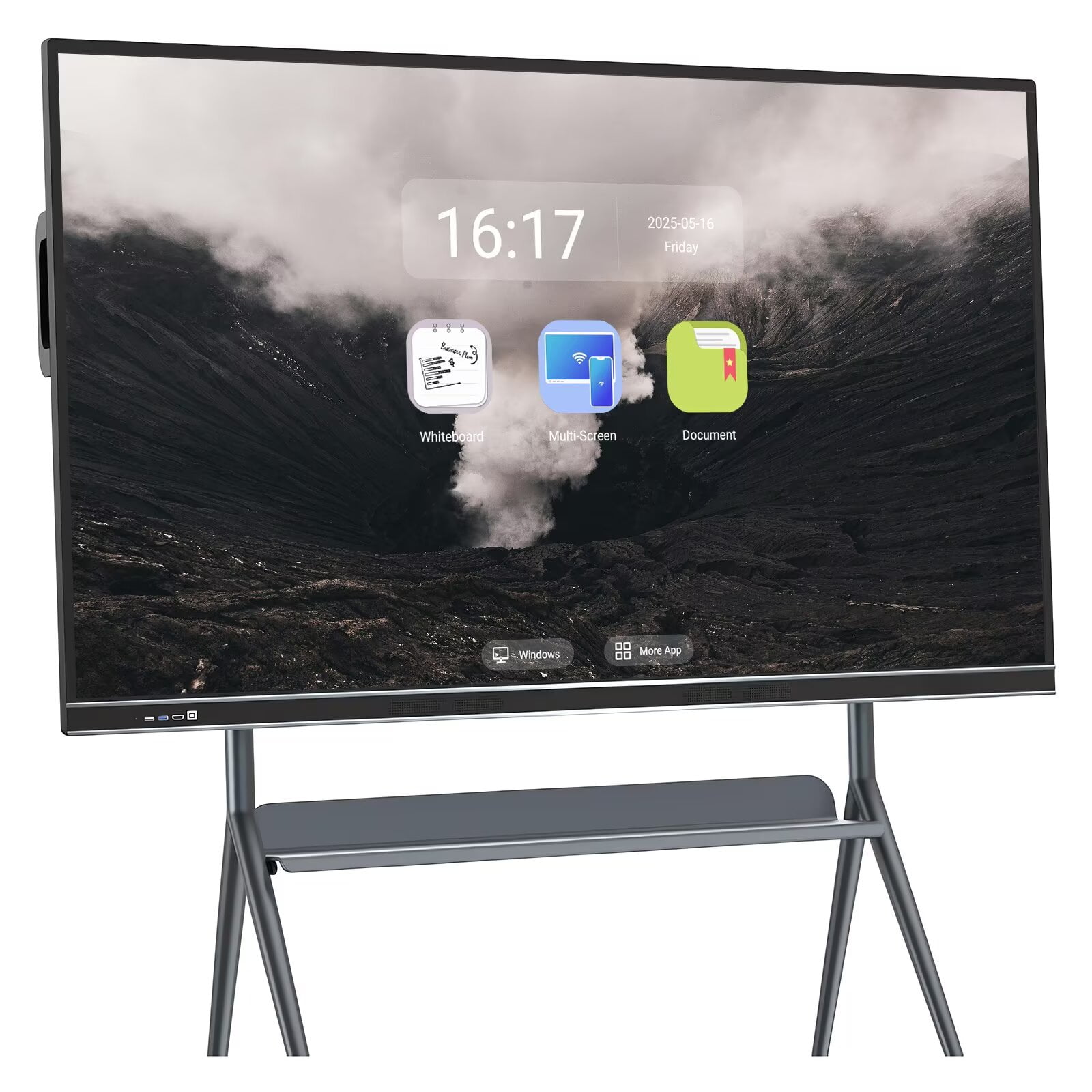JYXOIHUB Smart TVs 75'' 4K UHD Interactive Whiteboard, All in One Smartboard for Office, Digital ...