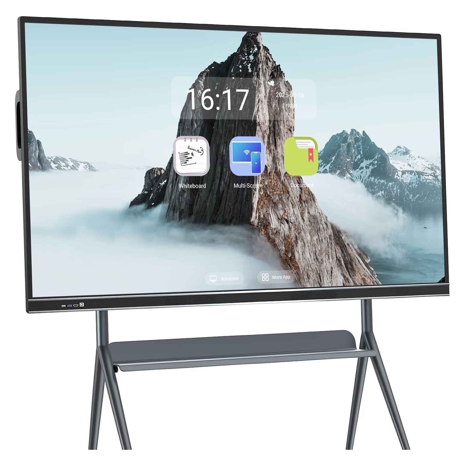 JYXOIHUB Smart TVs Interactive Whiteboard, 86 Inch All-In-One Touch Screen Electronic Calendar ...