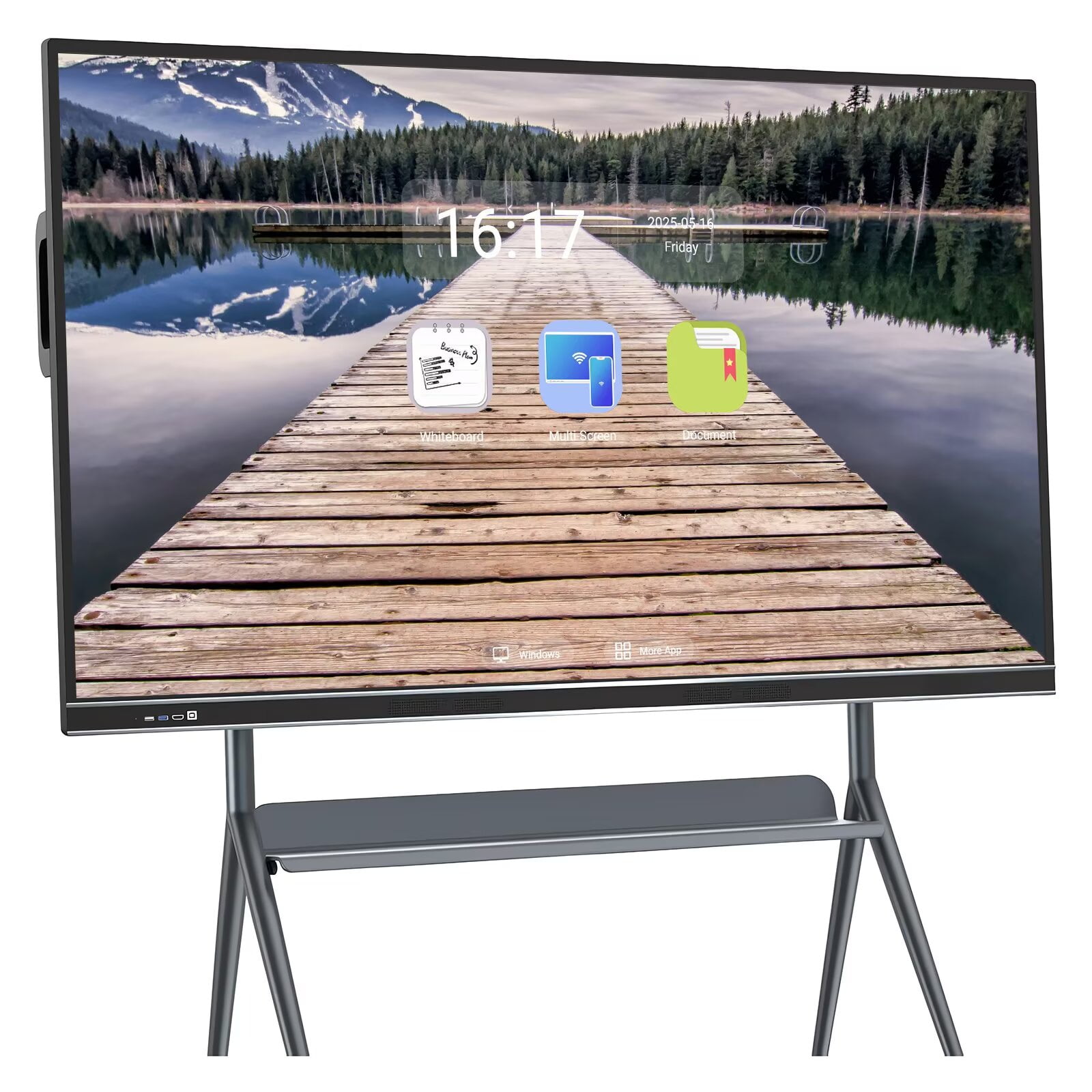 JYXOIHUB Touch Screen Interactive Smart Whiteboard, 75 Inch 4K Monitor Touch Screen All-In-One ...