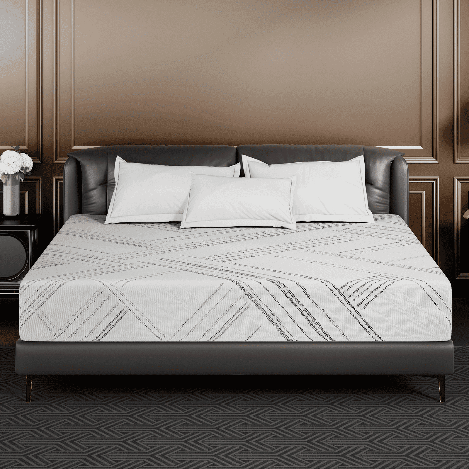 JYYA88BB 10-Inch Queen Gel-Infused Memory Foam Mattress (Box) - Walmart.com