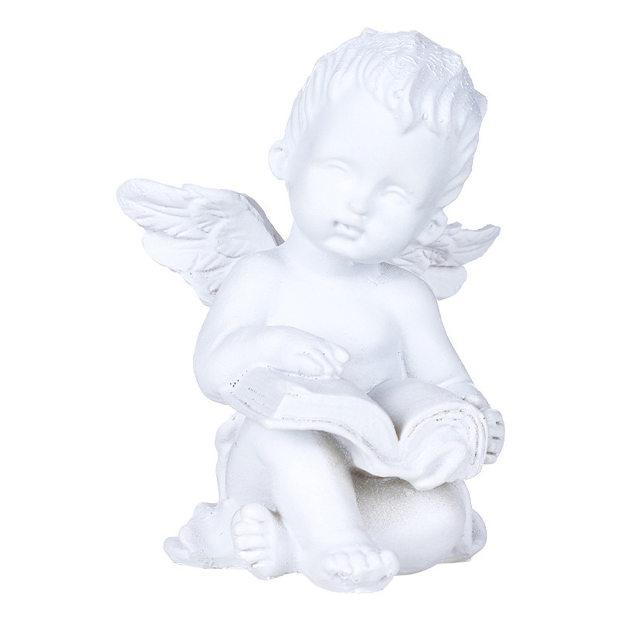 JYYYBF Angel Decor, Cute Resin Angel Figurine Tabletop Decorations for ...
