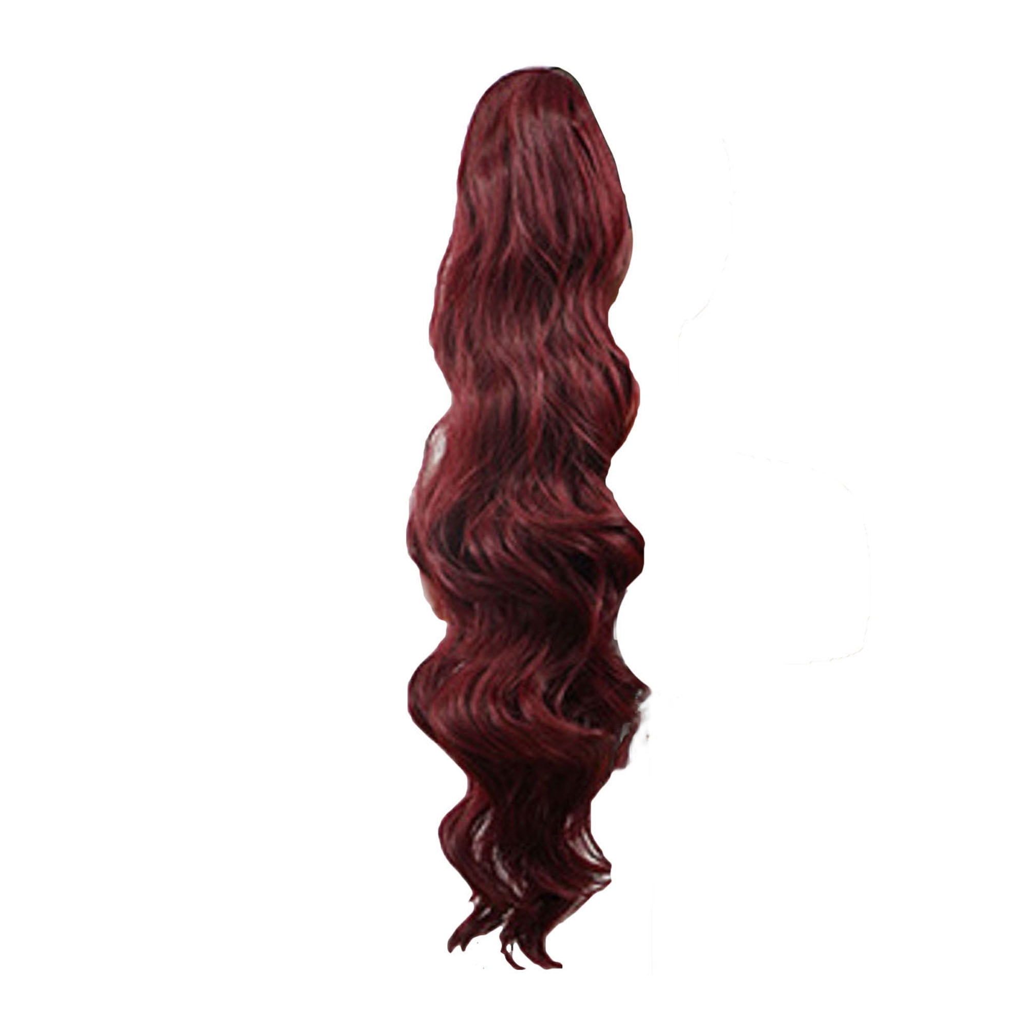 JYYYBF Curly Wave Drawstring Ponytail Loose Deep Wave Ponytail ...