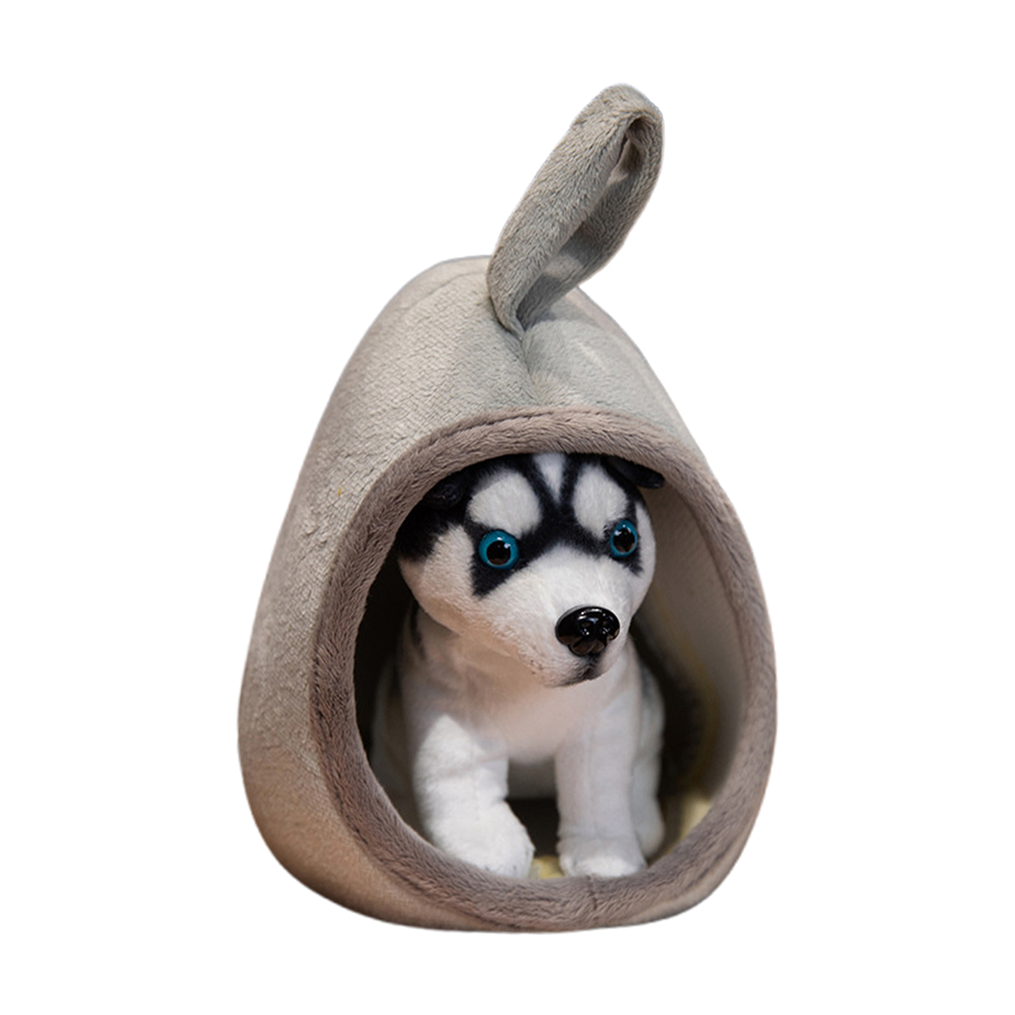 JYYYBF Dog Plush Toys Hanging Dog House Shape Husky Bulldog Spotted Dog ...