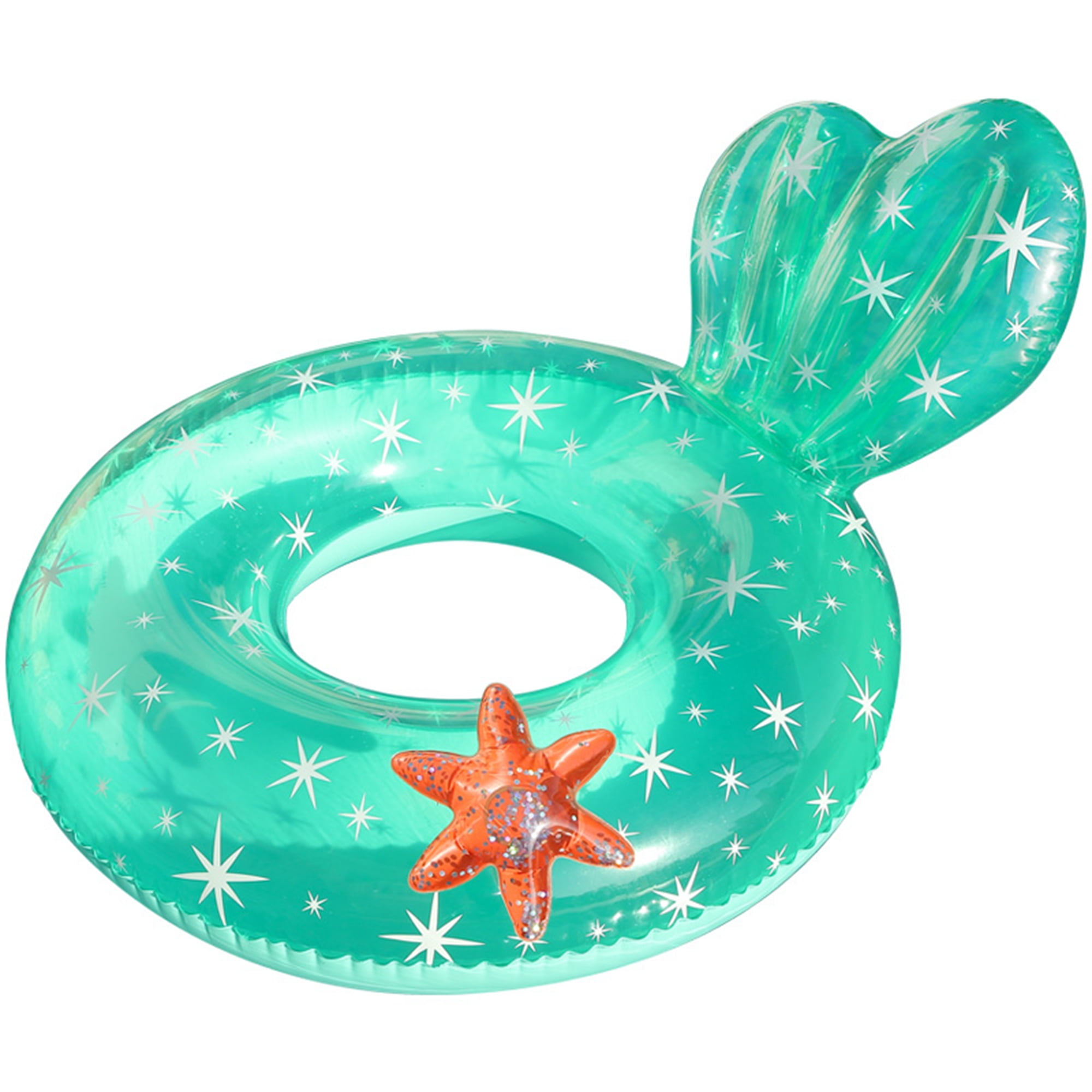 JYYYBF Inflatable Mermaid Pool Floats Large Tail Floating Swimming ...