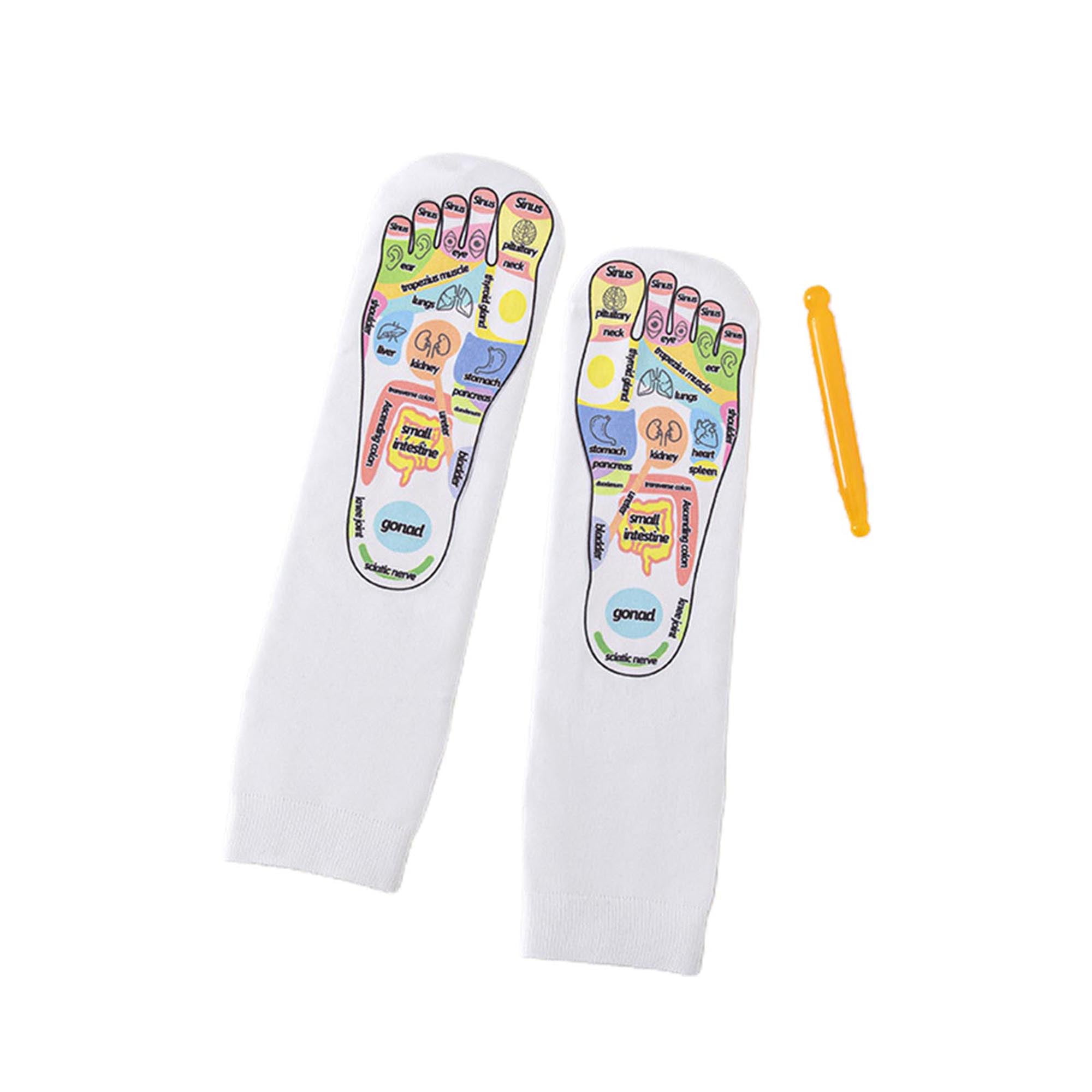 JYYYBF Reflexology Socks Soft Foot Pain Relief Socks Massage Socks with ...