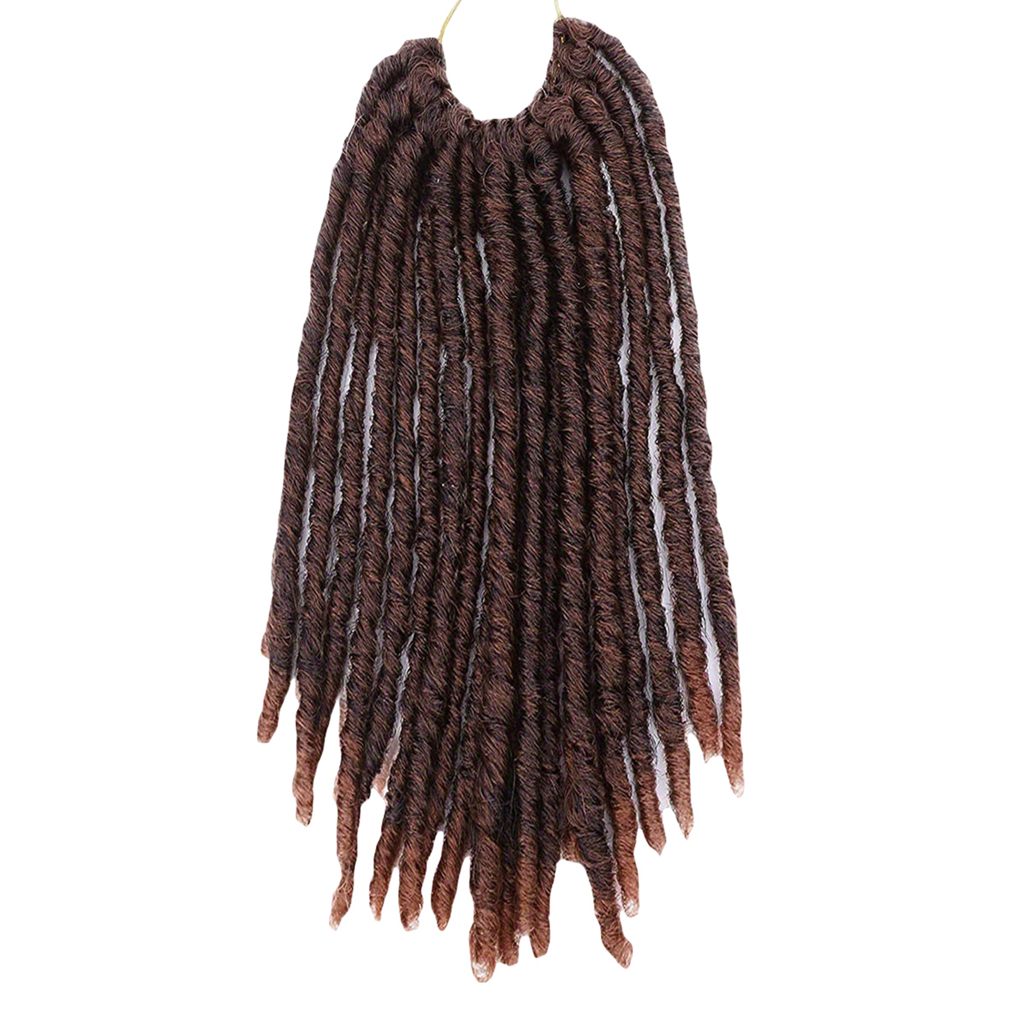 JYYYBF Wavy Crochet Hair, African Natural Soft Faux Locs Bouncy Wig ...