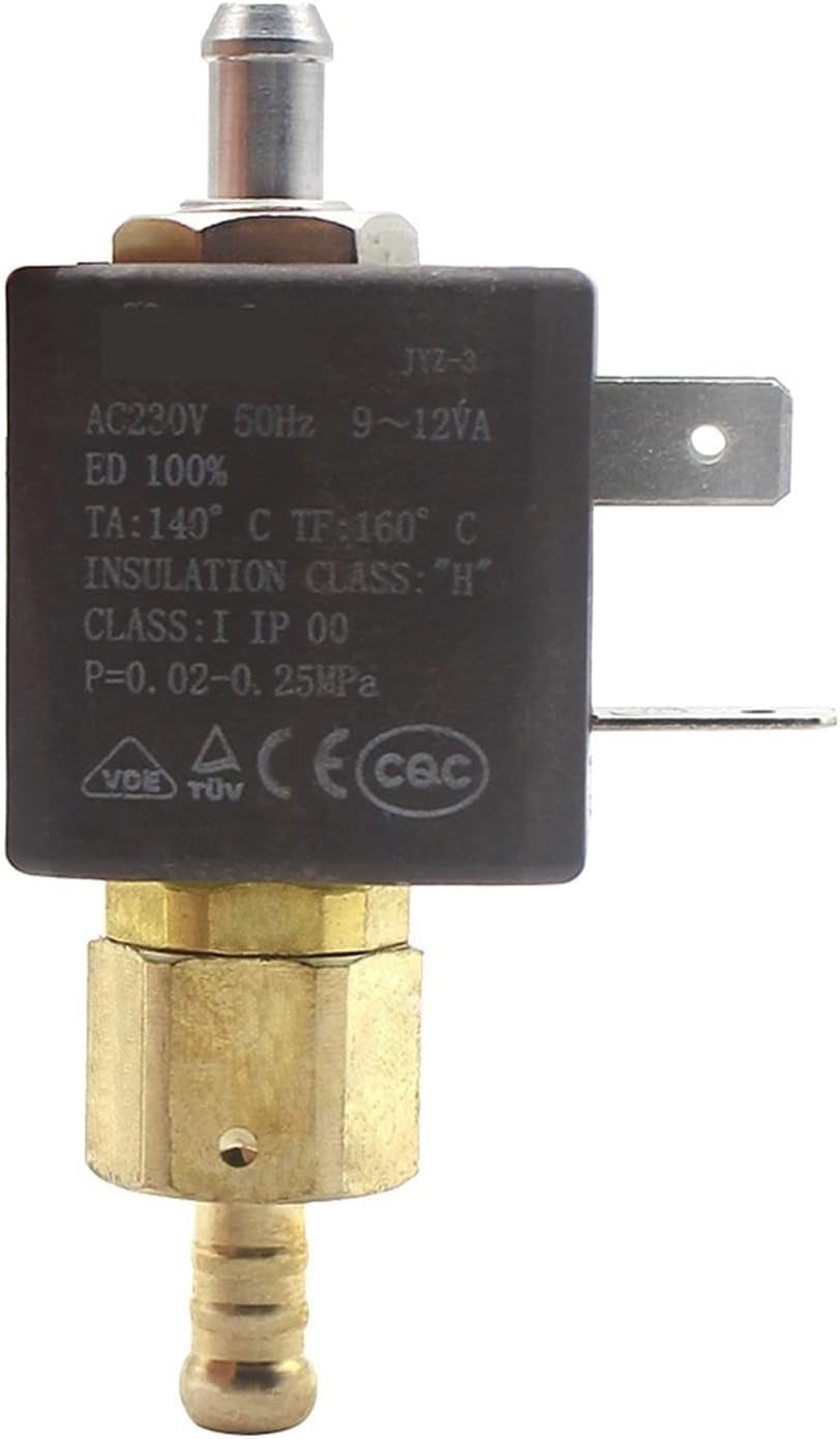 JYZ-3 Normally Open N/O 2/2 Way AC 230V Cannula Brass Coffee Makers ...