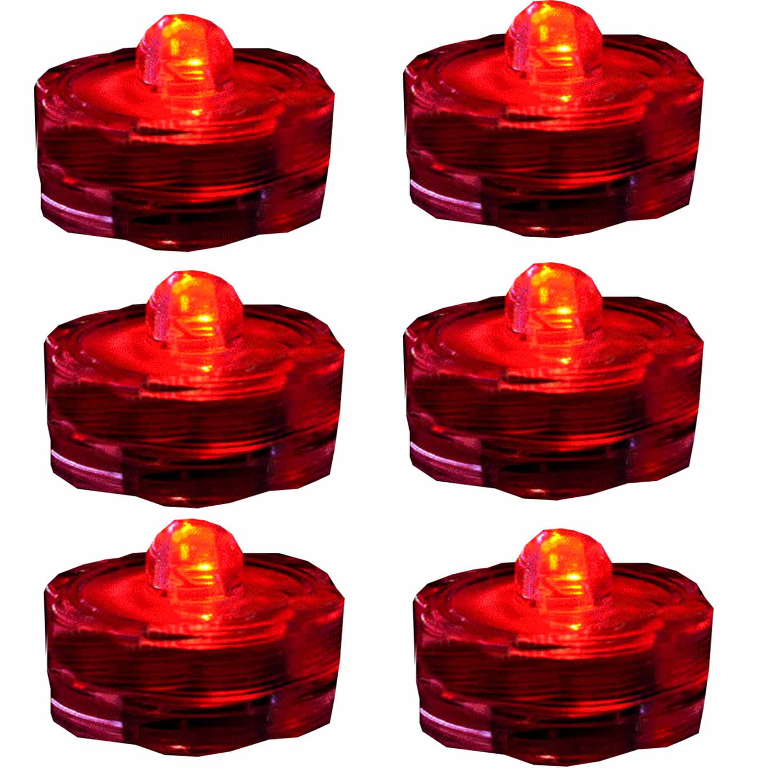 JYtrend Bright Submersible Tea Lights Floral Waterproof Led for Party ...