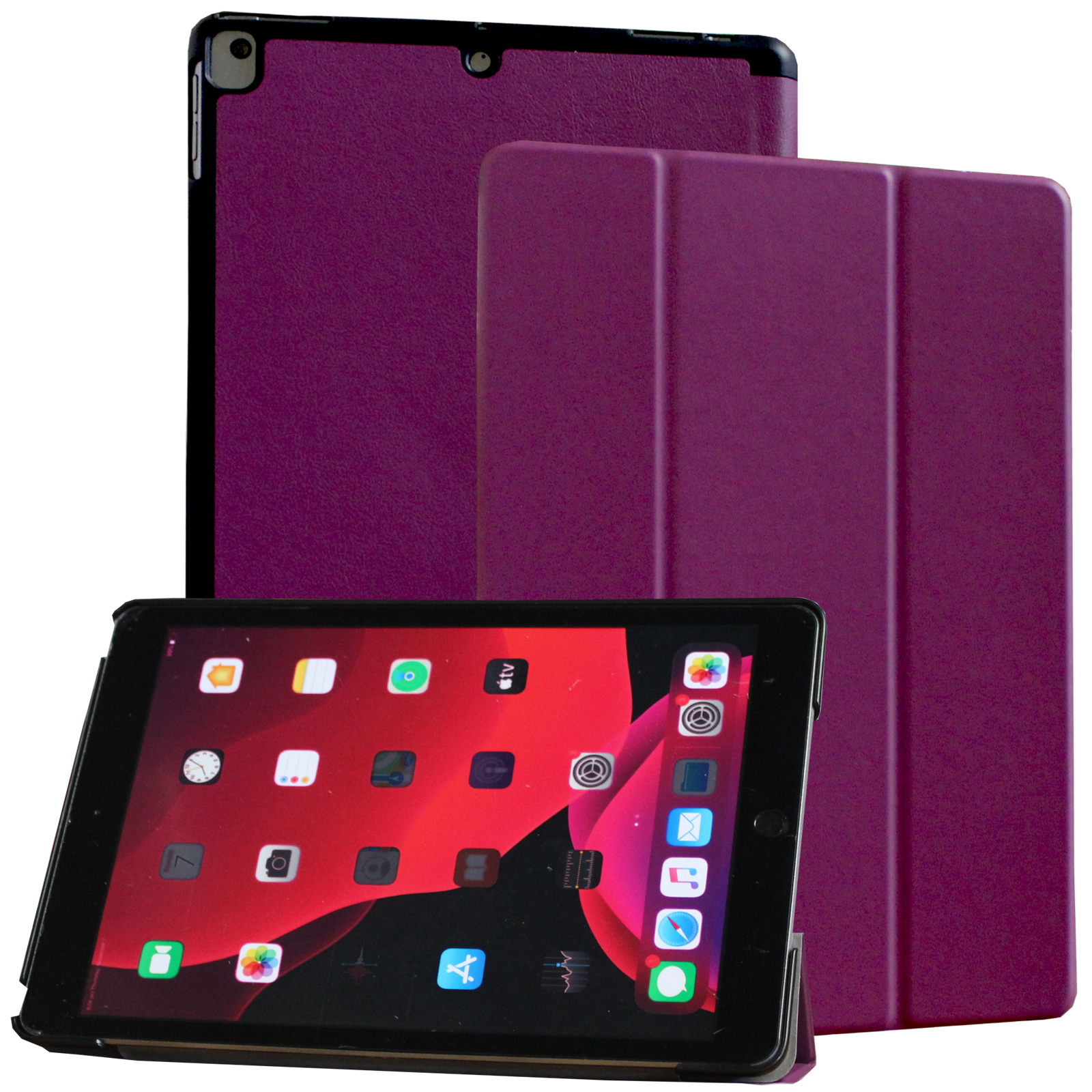 JYtrend Case for iPad 7th / 8th / 9th Generation, Slim Stand Hard Back ...
