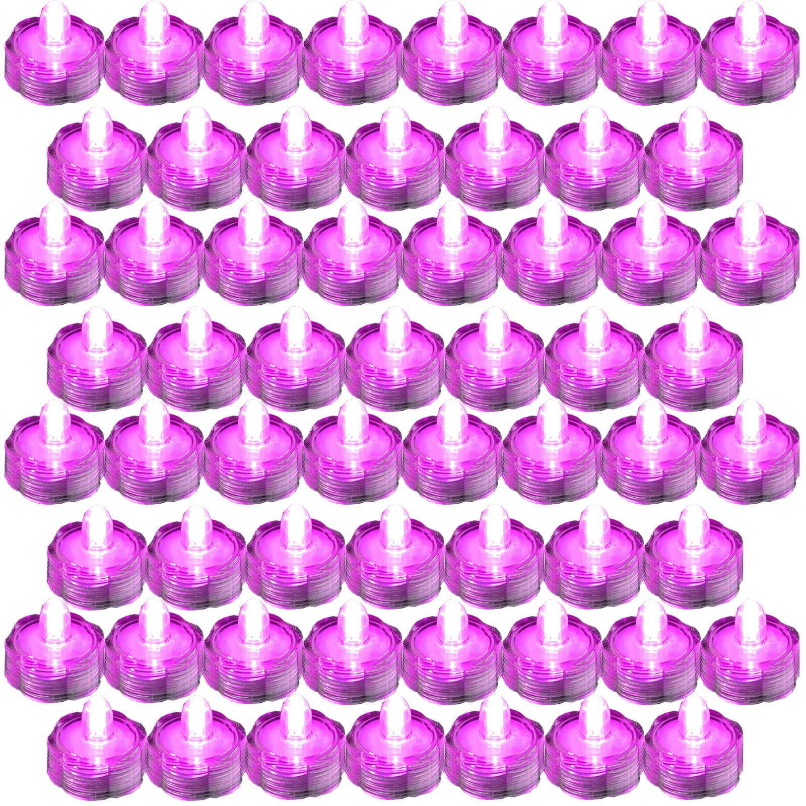 JYtrend Super Bright LED Floral Tea Light Vase Submersible Lights for ...