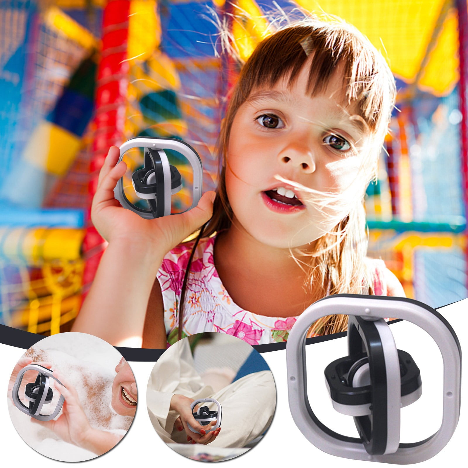 JZCHUNTOY 3D Infinity Flipping Finger Toy – Endless Spinning Stress ...