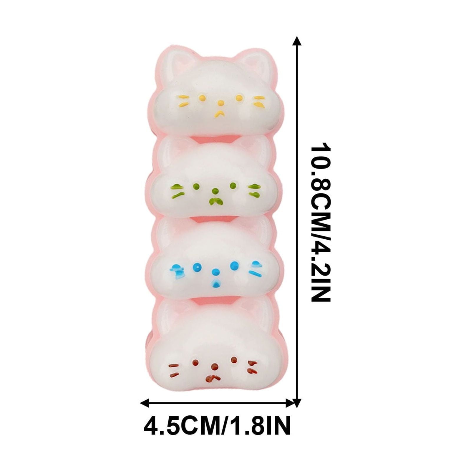 JZCHUNTOY Adorable Quad - Strip Cat - Shaped Stress - Relieving Sensory ...