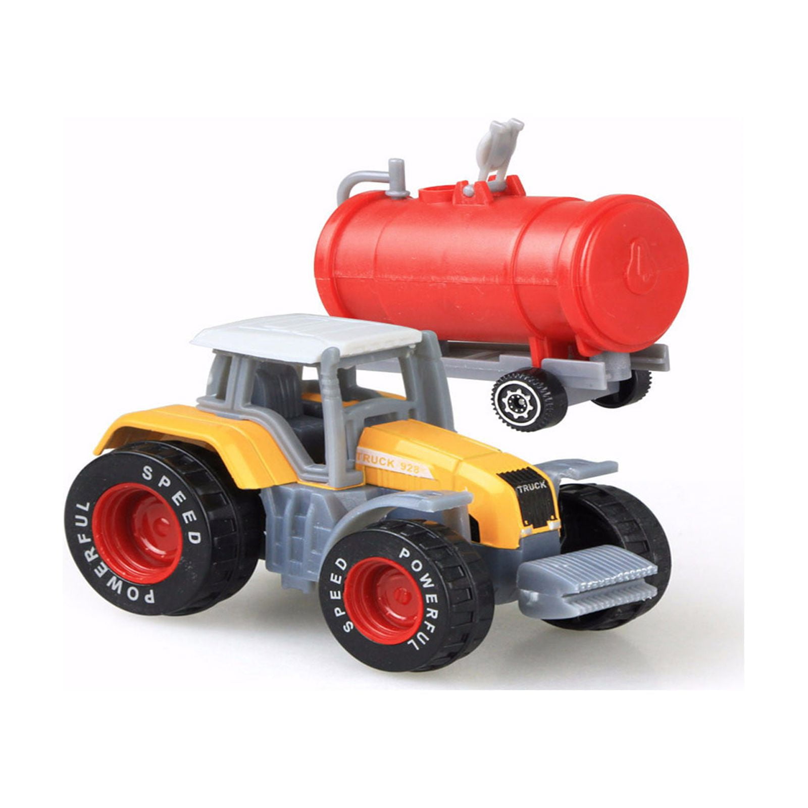 JZCHUNTOY Farm Trailer Toys Set with 4 Tractor Heads - Farm Toy Tractor ...