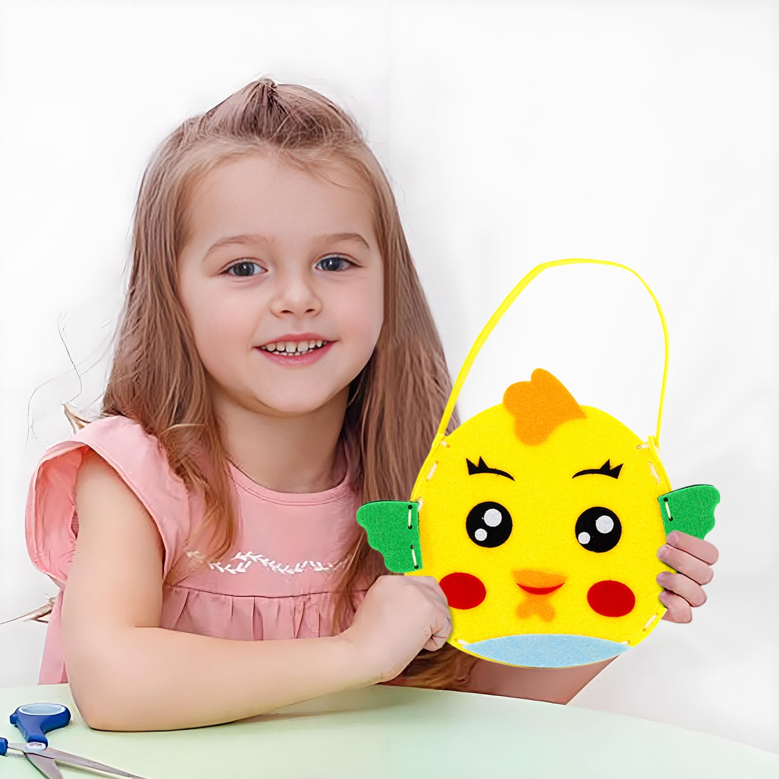 JZCHUNTOY Kids DIY Non - Woven Chick Handbag Kit, Kindergarten Hand ...
