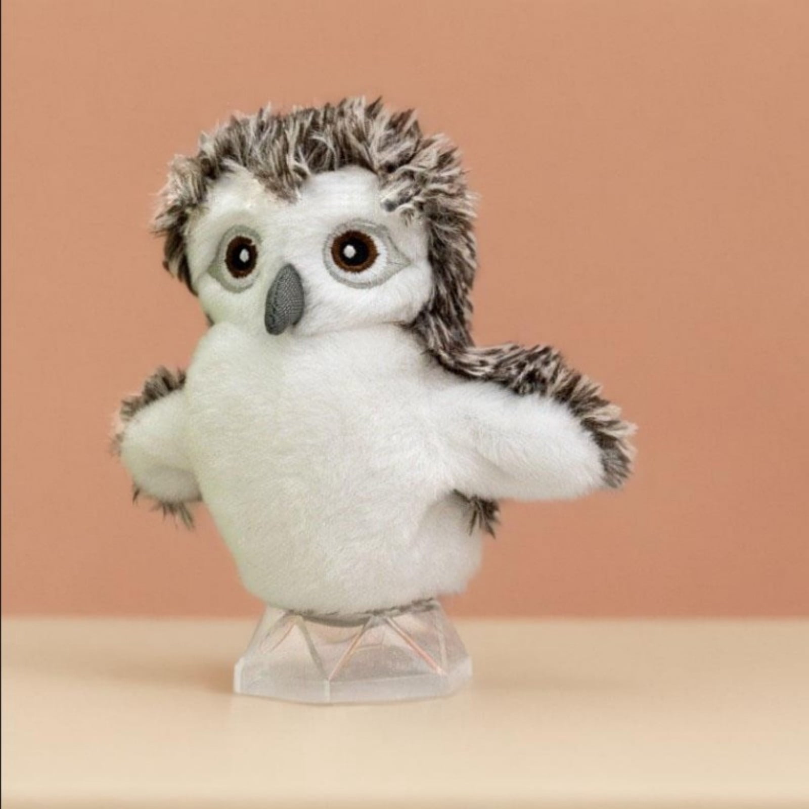 JZCHUNTOY Plush Snowy Owl Figurine, Realistic Soft Stuffed Animal ...