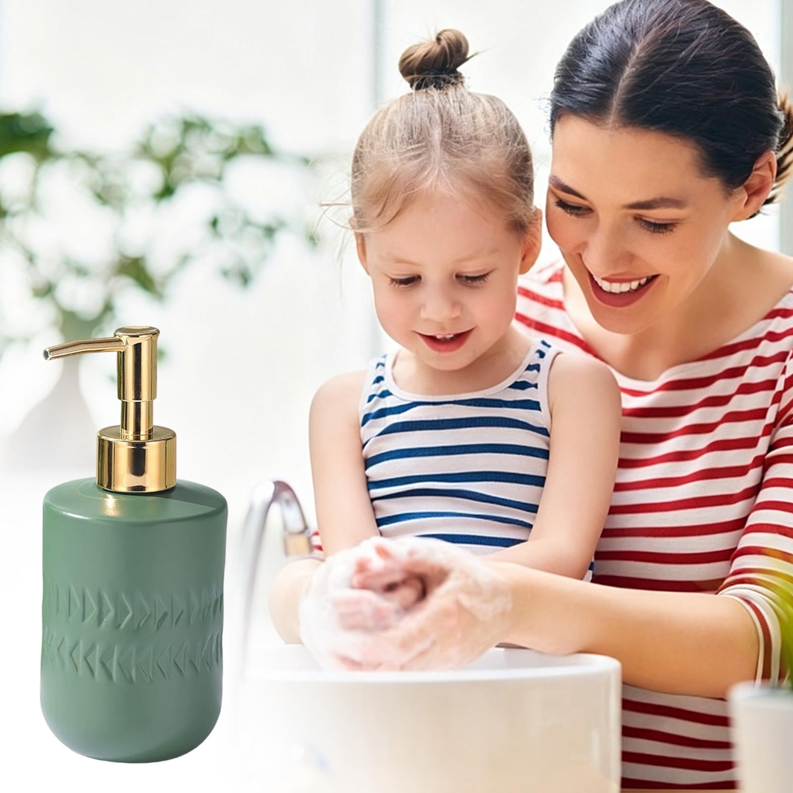 JZCHUNTOY Press Pump Dispenser Bottle 10.82 oz, BPA-Free Empty ...