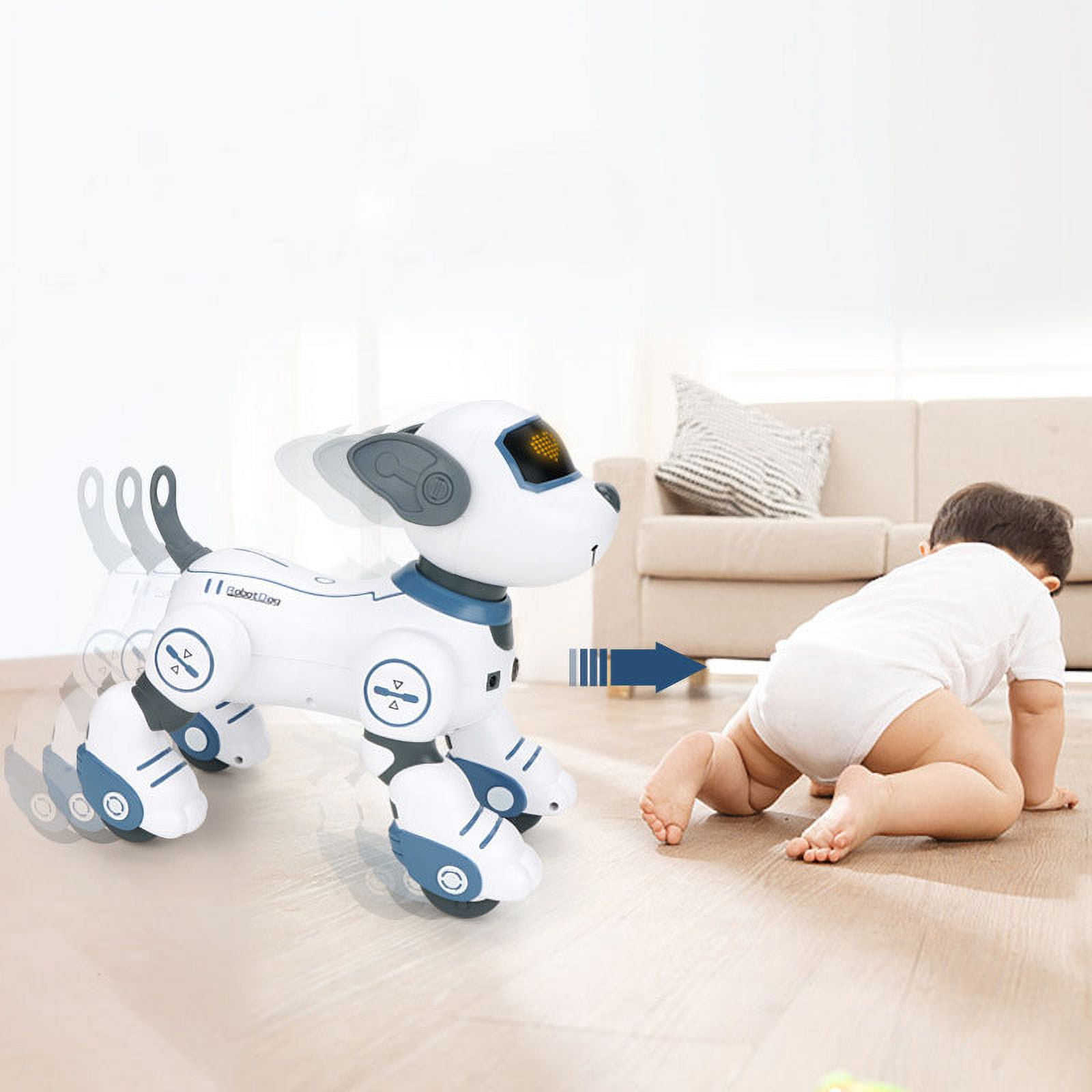JZCHUNTOY Smart Robotic Dog Toy – Adorable Interactive Puppy That Moves ...