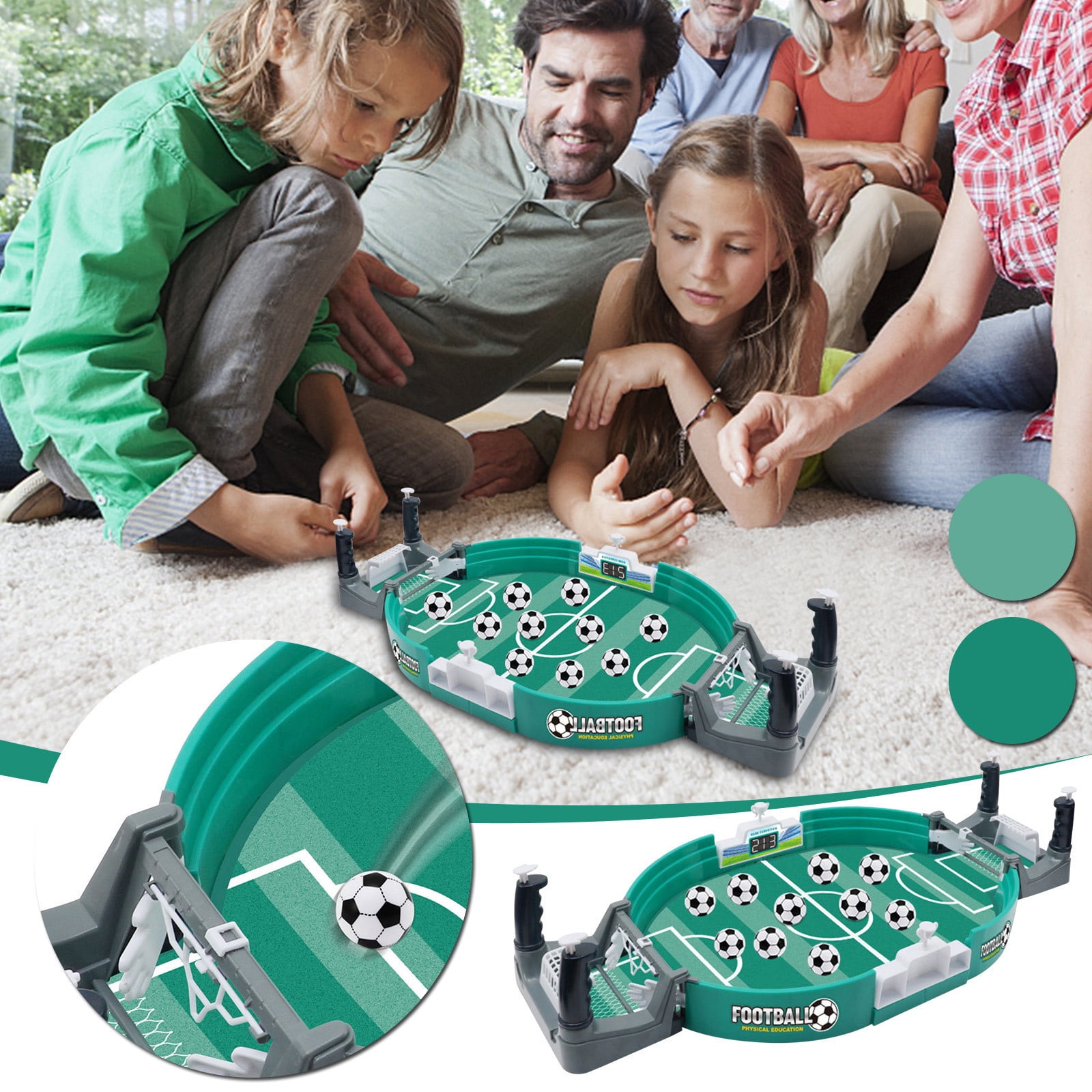 JZCHUNTOY Tabletop Football Field Game Toy, Large - Size Upgraded ...
