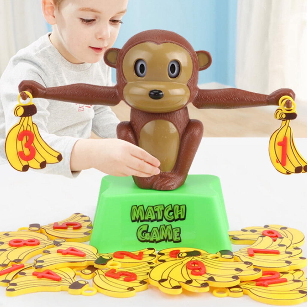 JZCHUNTOY Tumbling Monkey Balance Scale - Kids Early Education Math ...