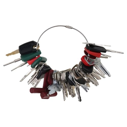 JZGRDN Heavy Equipment Key Set 39PCS Compatible with Bobcat, John Deere ...