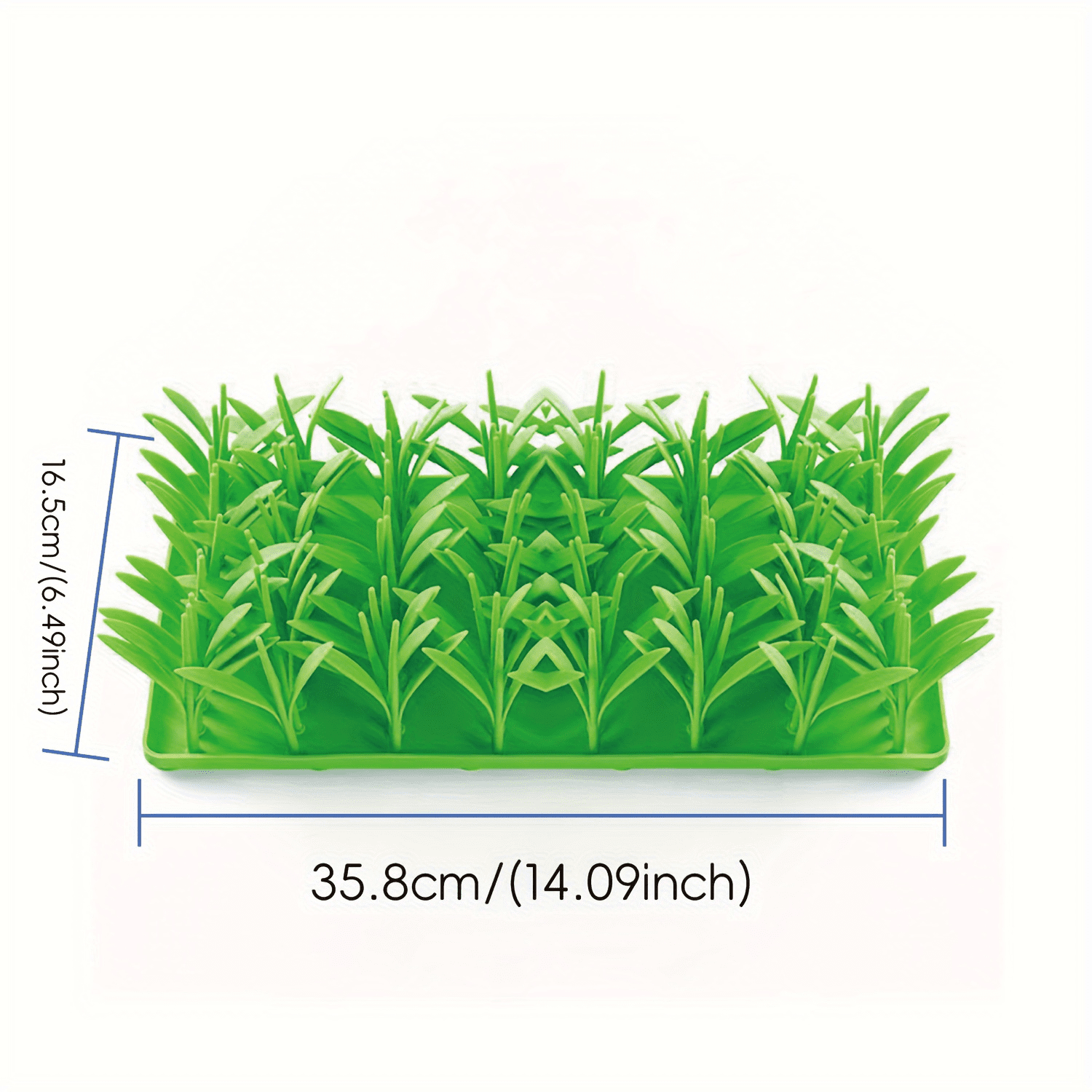 JZLSWL Non-Slip Grass Design Pet Silicone Slow Food Mat - Flexible and Durable Licking Pad for ...