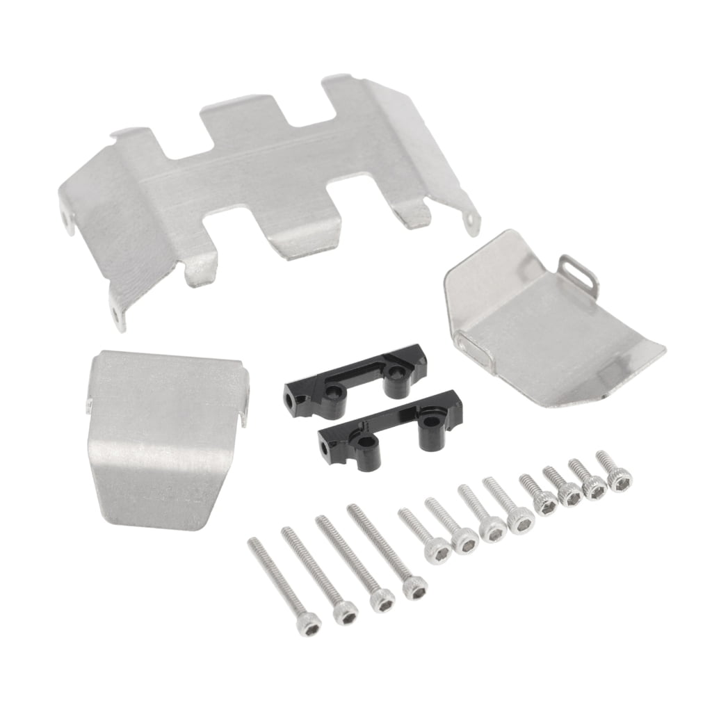 JZROCKER 1/24 Chassis Guards Body Protectors Skid-Plate Axle Guards for ...