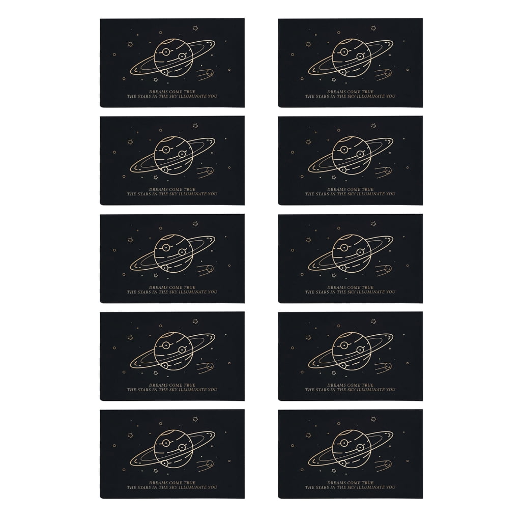 JZROCKER 10 Pieces Emboss Gold Foil Cards Business Greeting Cards for ...