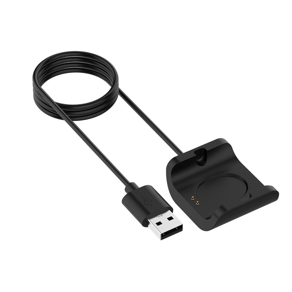 JZROCKER 100cm/39inch Black Charging Cable For Bip S A1916 Smartwatch ...