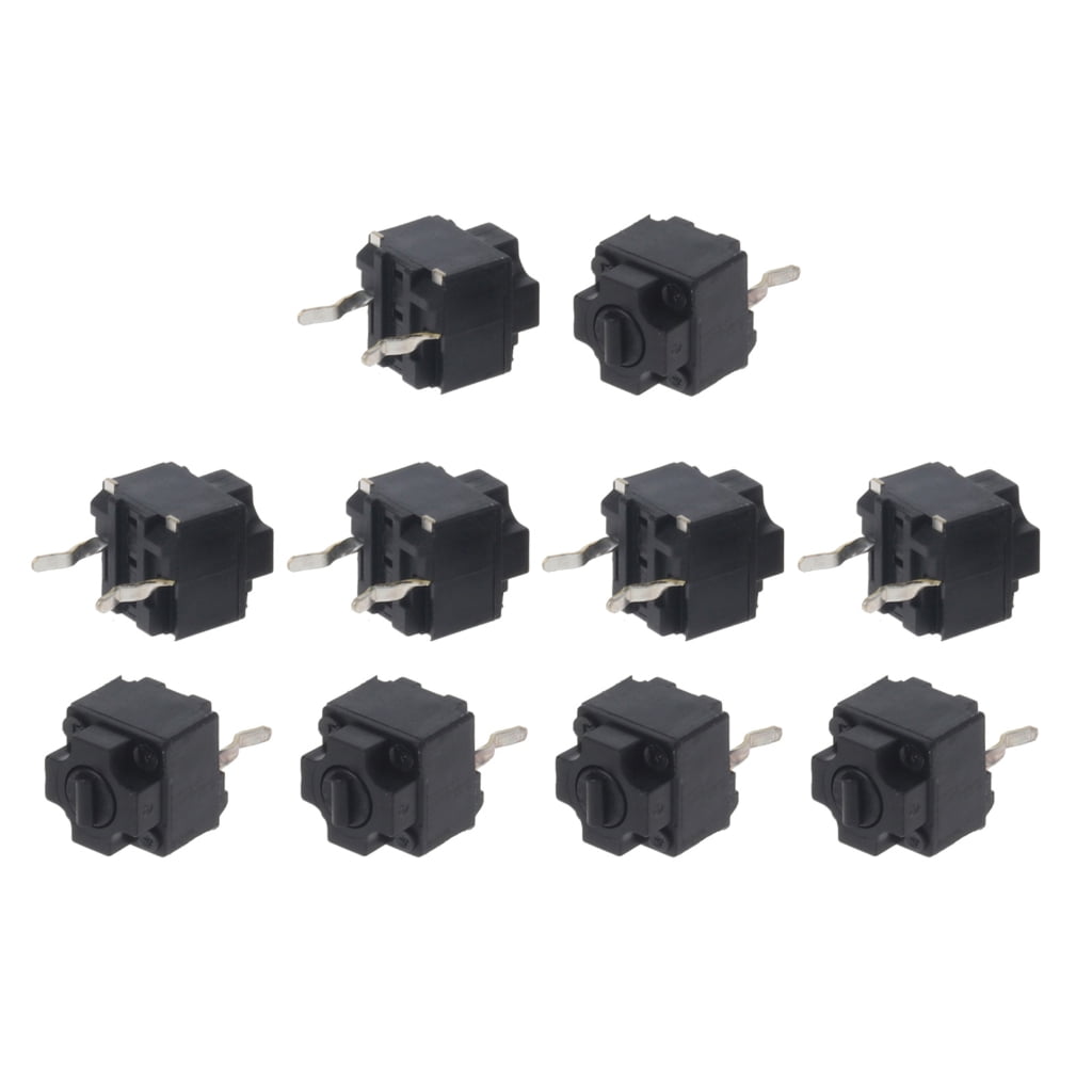JZROCKER 10Pcs Square Mouse MicroSwitch EVQP0K07KBB4 Mouse MicroButton ...