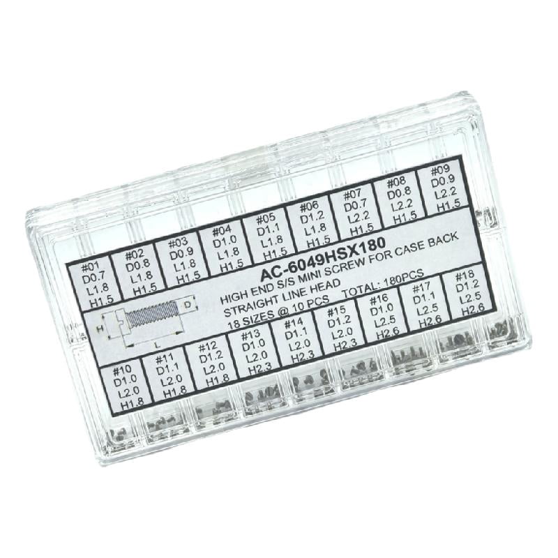 JZROCKER 180lots Miniature Screws Small Pan Head Machine Crosses ...