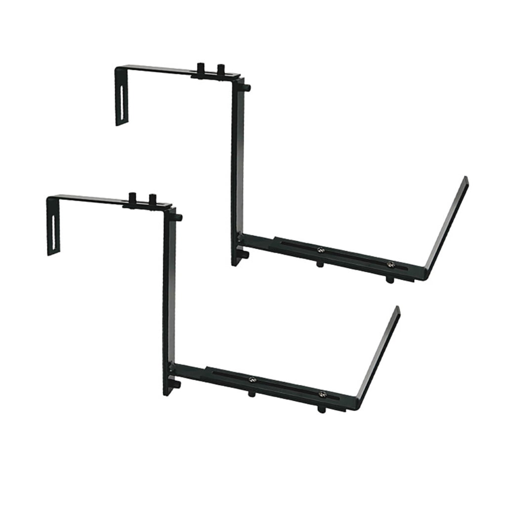 JZROCKER 2/4Pcs Adjustable Planter Box Brackets Window Flower Boxes ...