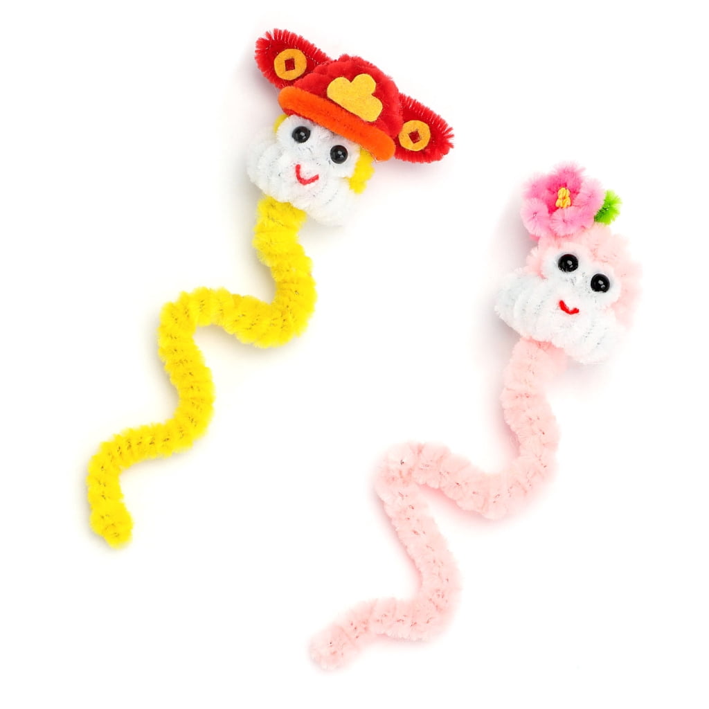 JZROCKER 2 PcsSnake Ornaments Twisting Stick Soft Pipe Twisting Rod ...