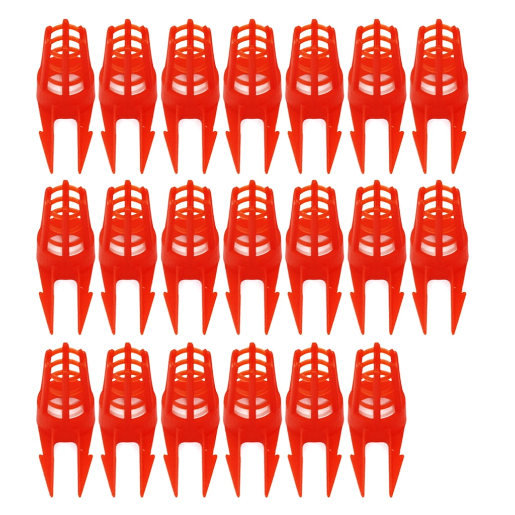 JZROCKER 20Pcs Bees Queen Caps Bees Comb Push-in Queen Cell Protectors ...