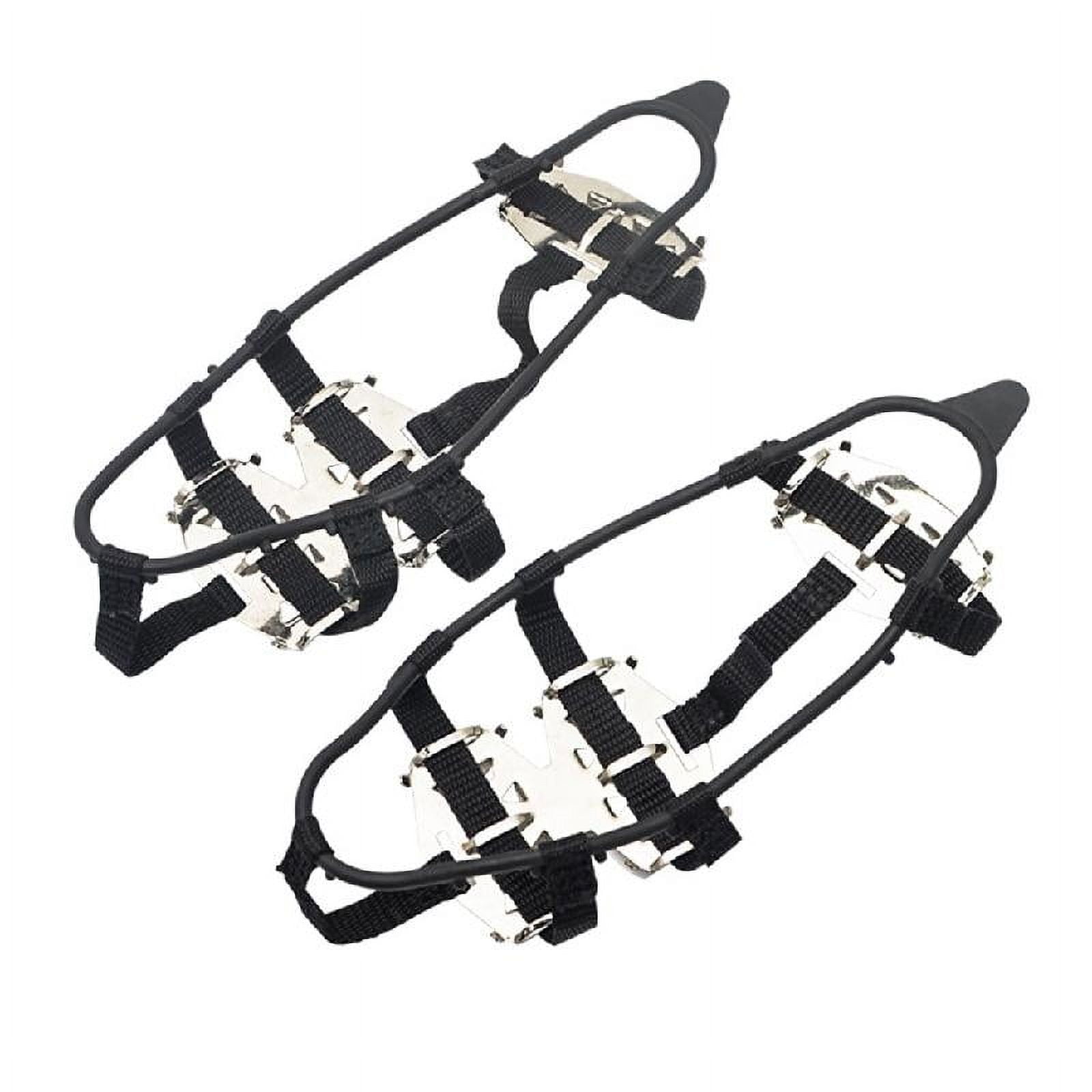 JZROCKER 24 Teeth Ice Traction Ice Spikes Crampons Cleats Footwear ...